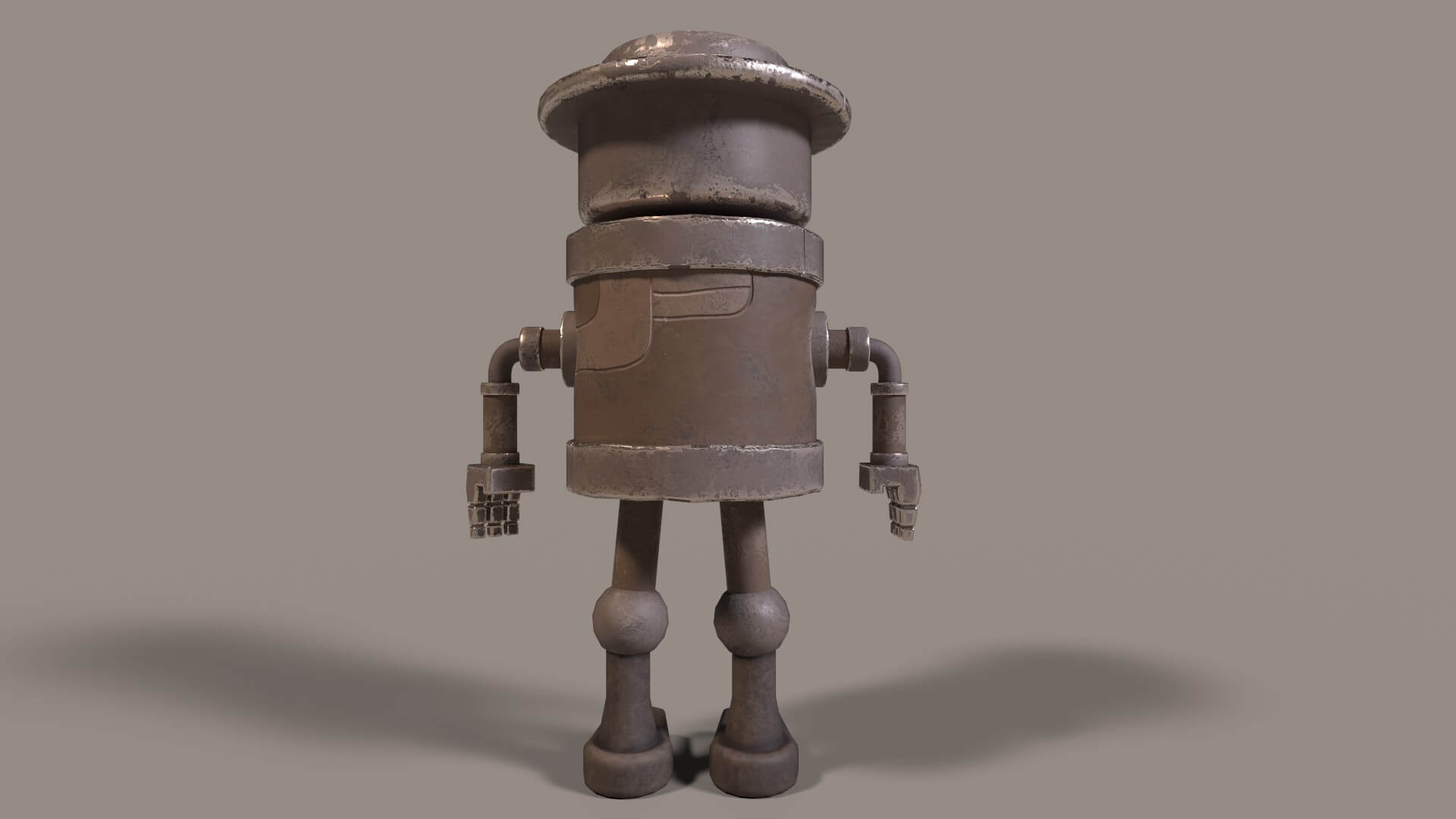 Simple Stylized Robot - 3D Model by Art_Teeves
