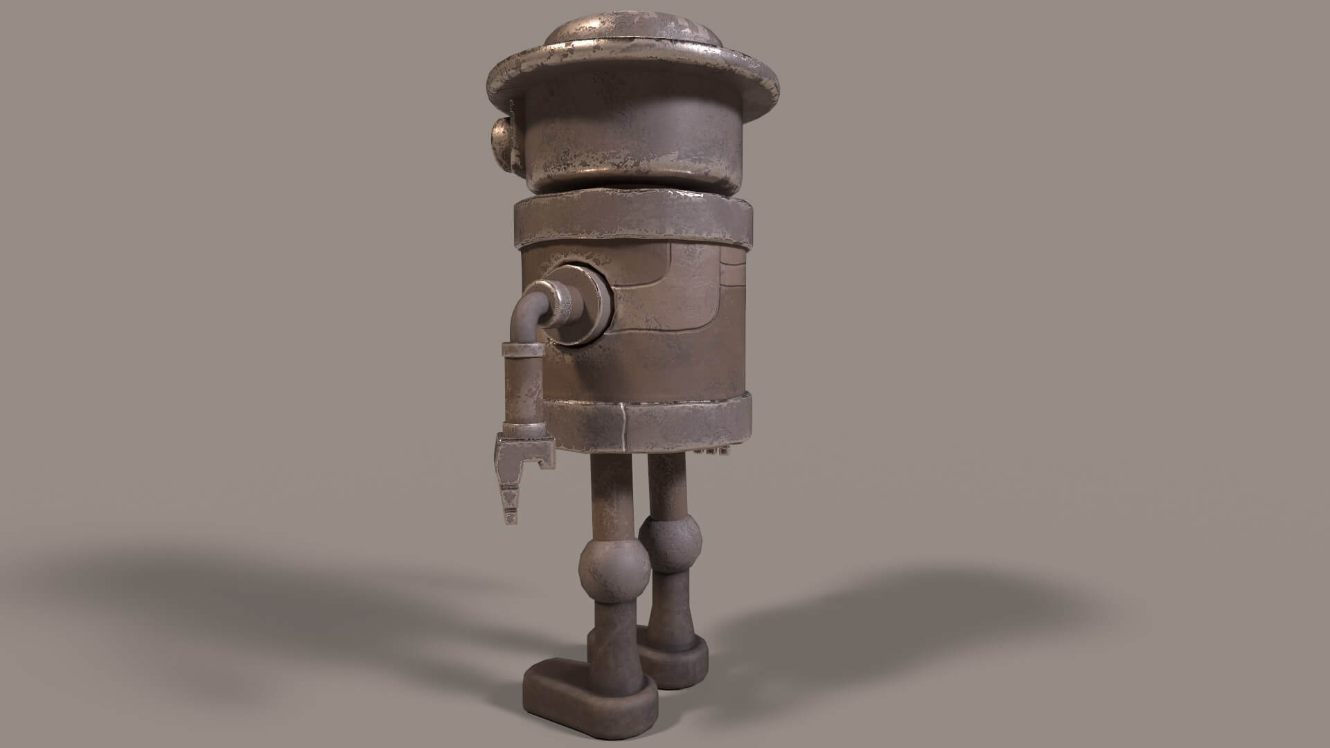Simple Stylized Robot - 3D Model by Art_Teeves