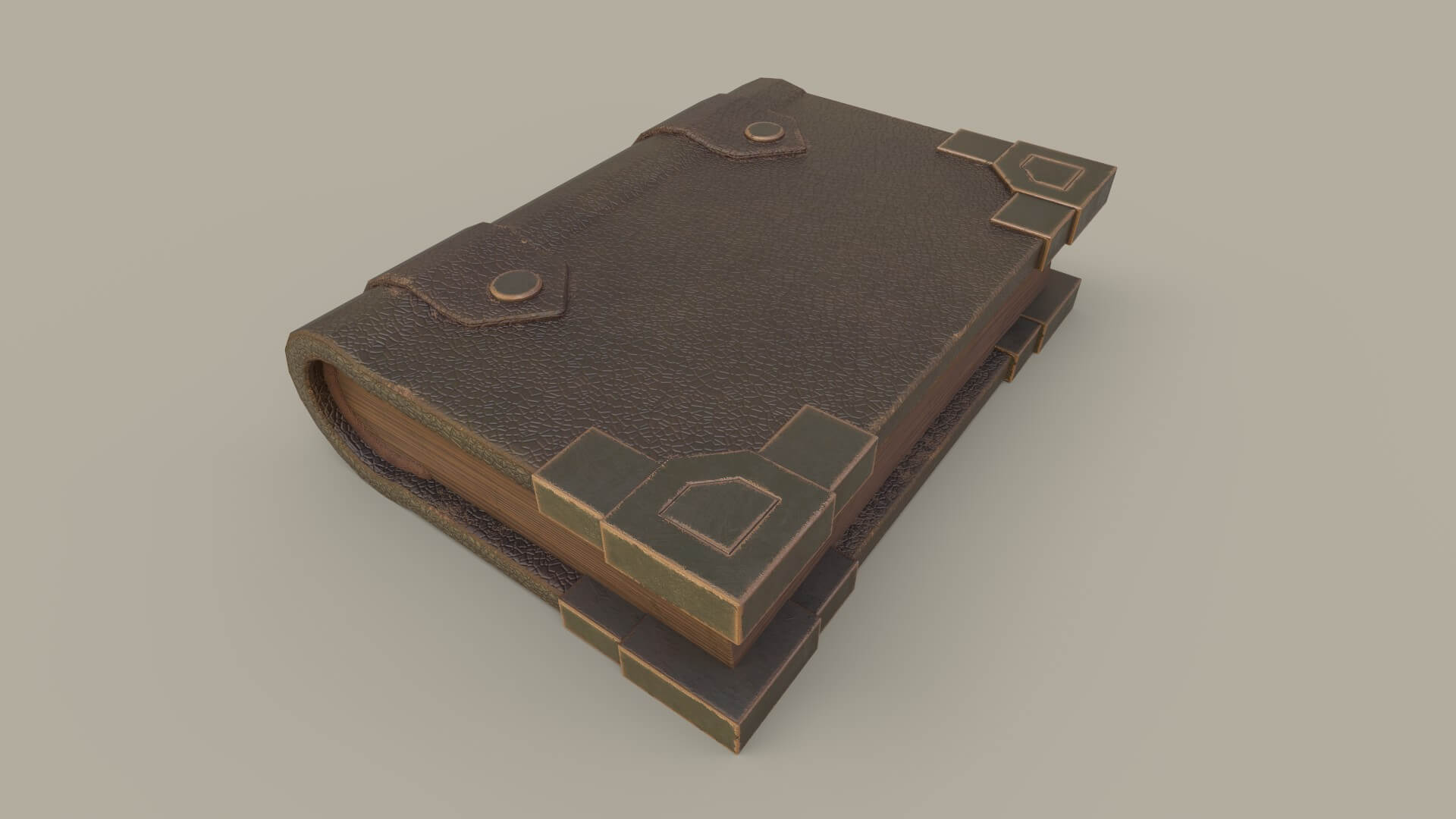 Simple Stylized Spellbook - 3D Print Model by Art_Teeves