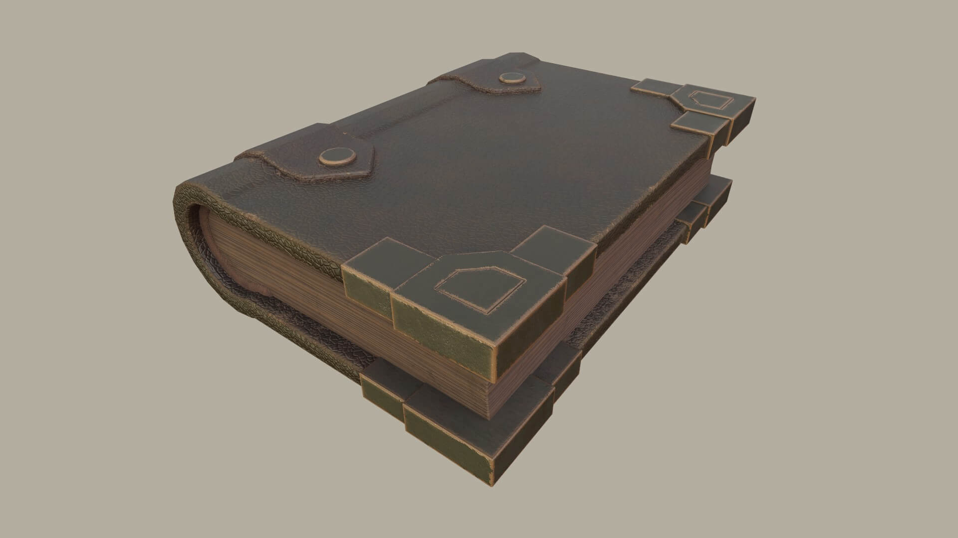 Simple Stylized Spellbook - 3D Print Model by Art_Teeves