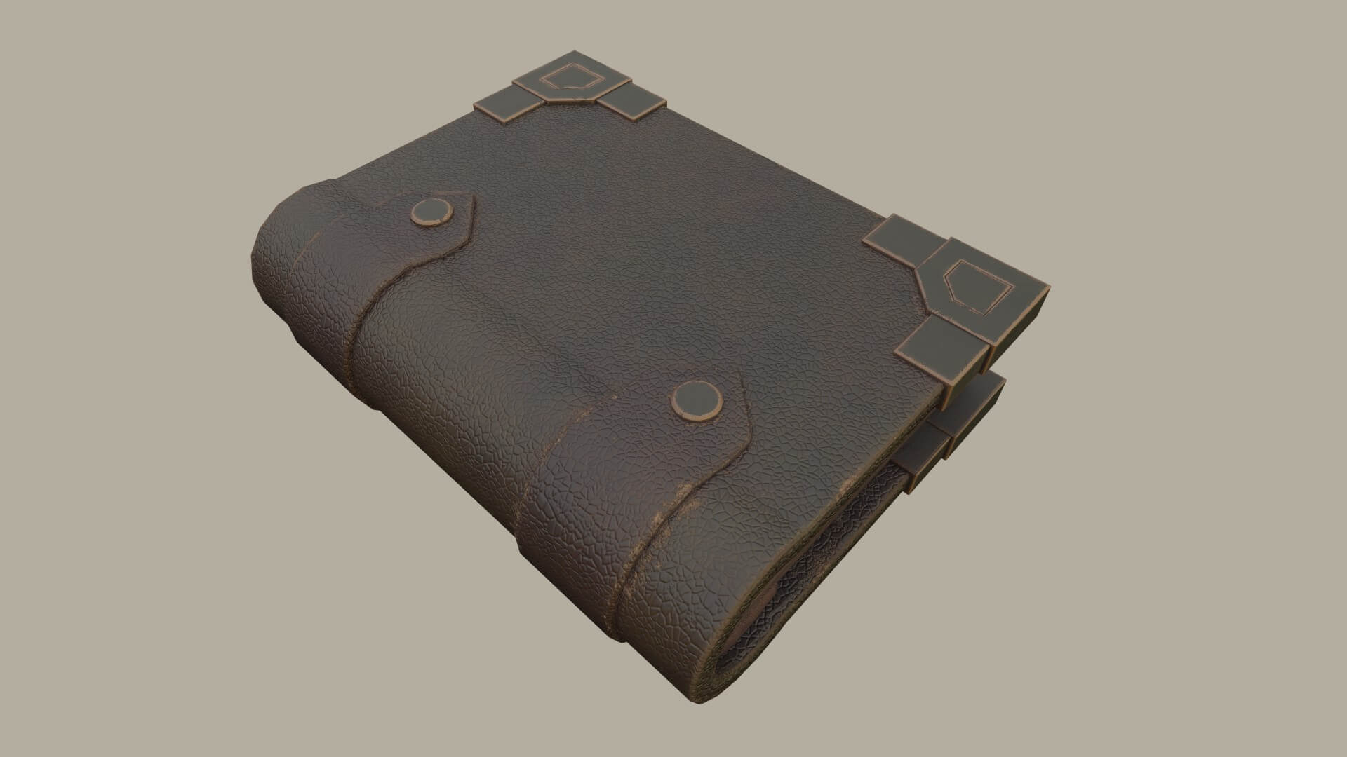 Simple Stylized Spellbook - 3D Print Model by Art_Teeves