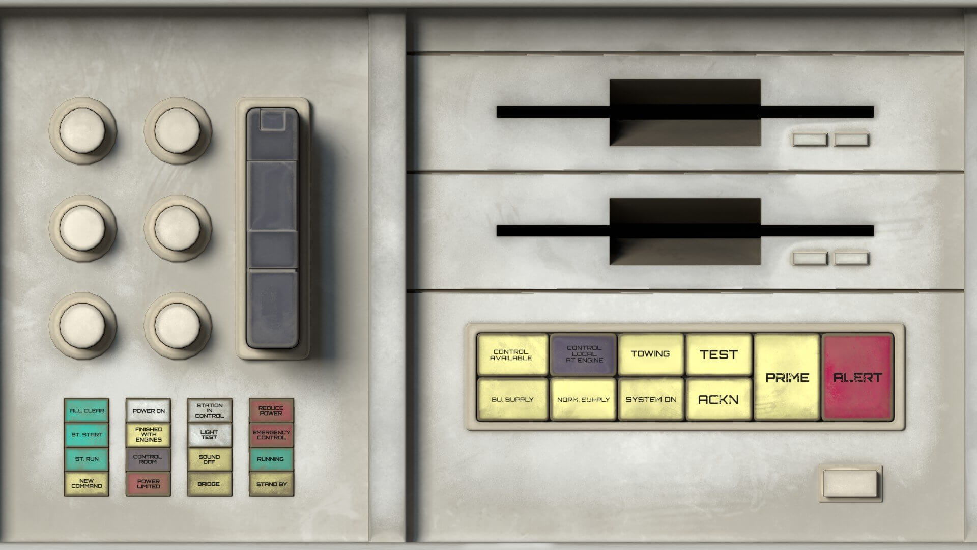 Small Retro Computer Console - 3D Model by Art_Teeves
