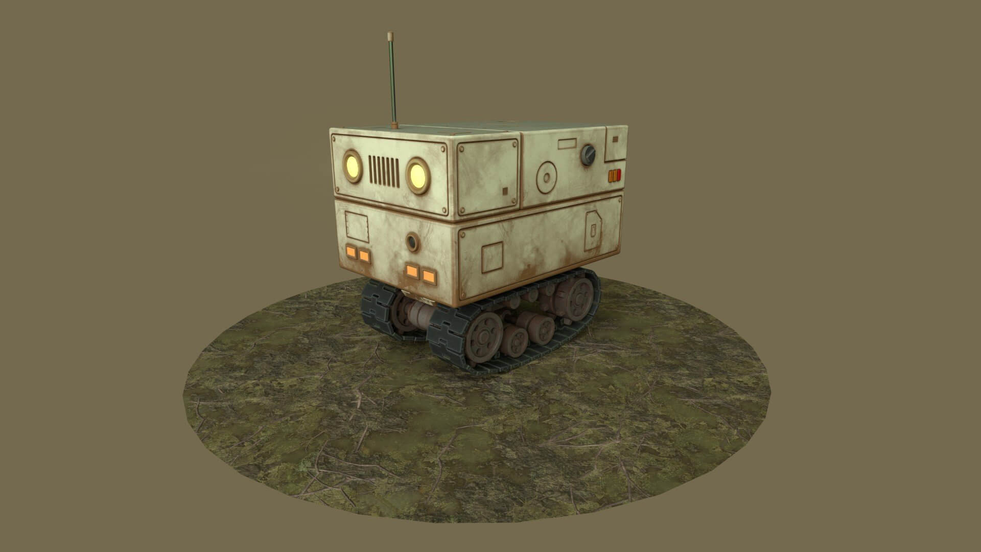 Small Robot - 3D Model by Art_Teeves