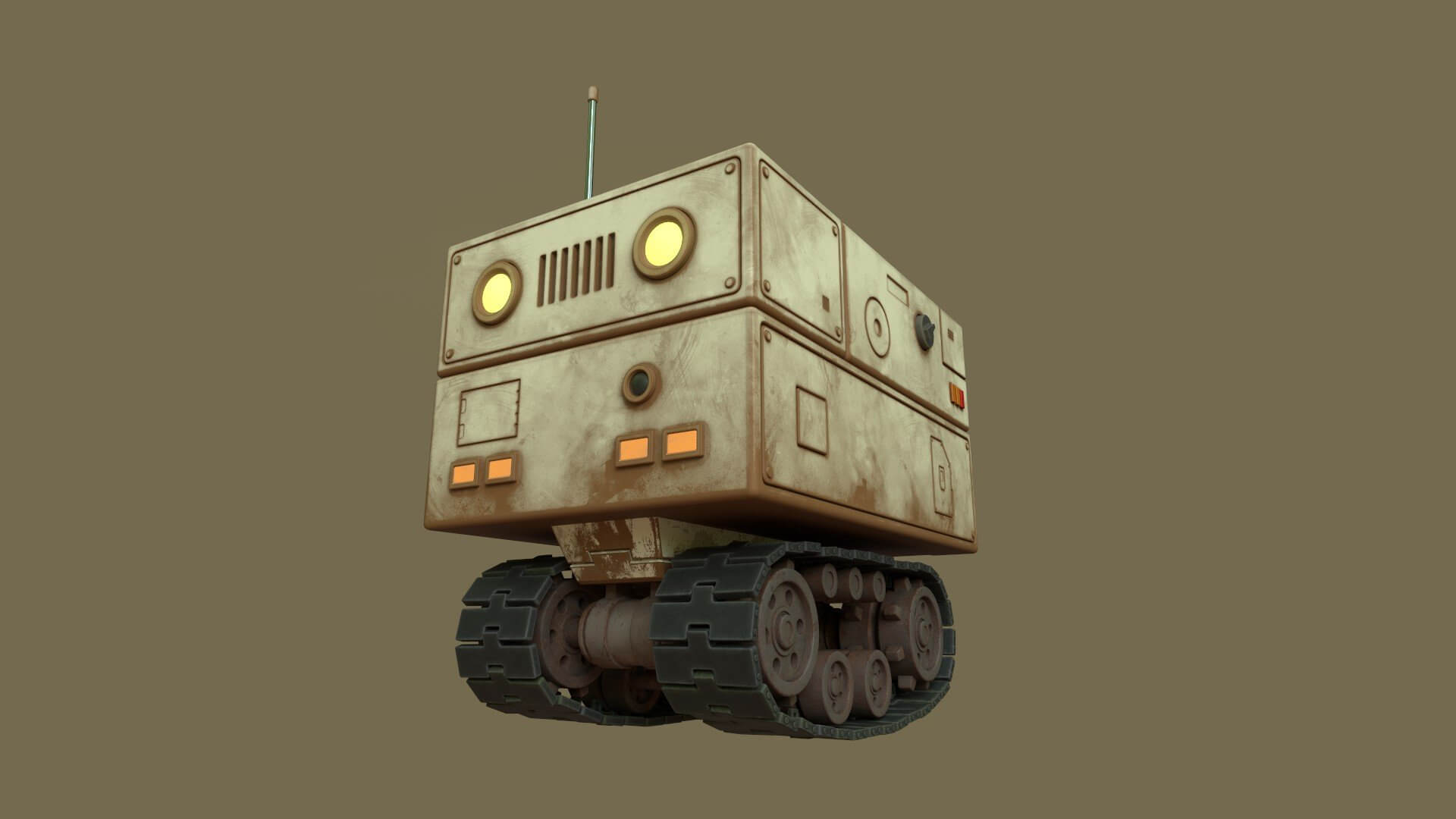 Small Robot - 3D Model by Art_Teeves