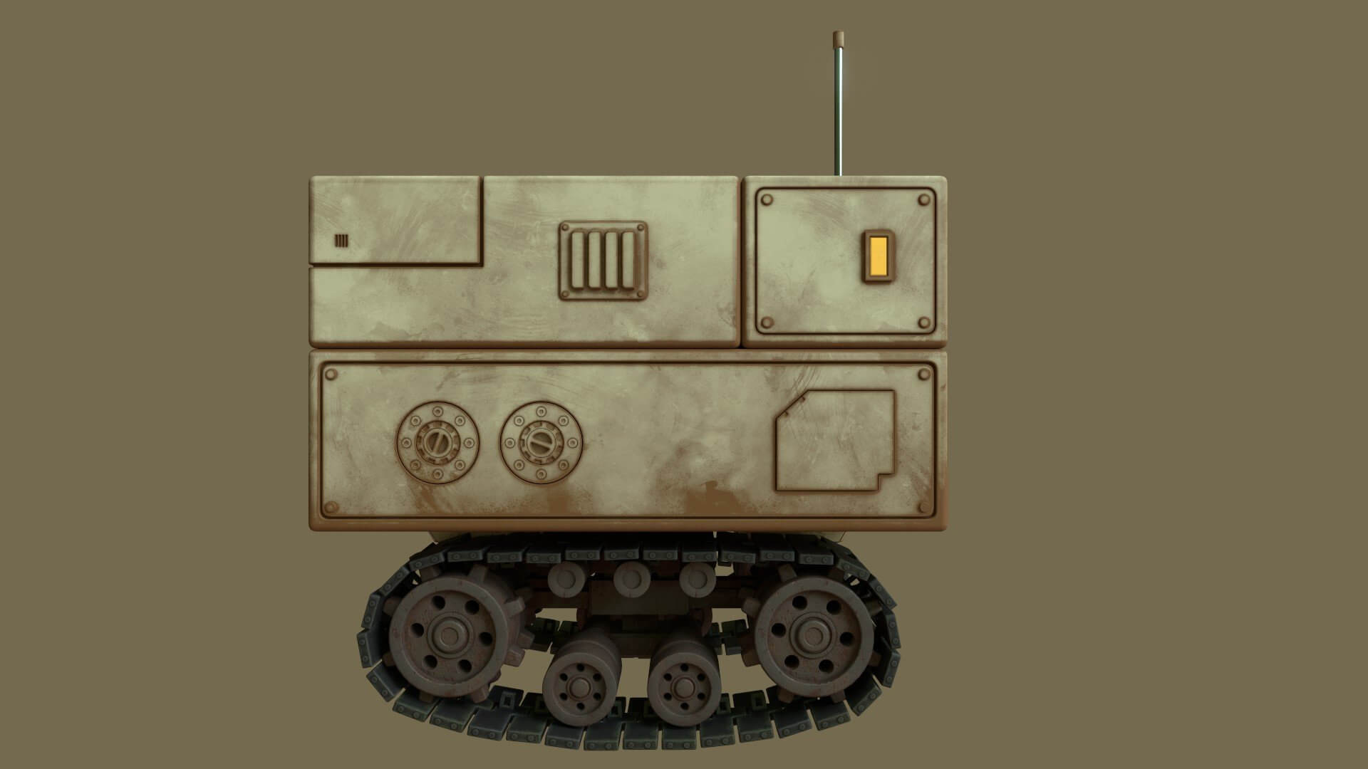 Small Robot - 3D Model by Art_Teeves