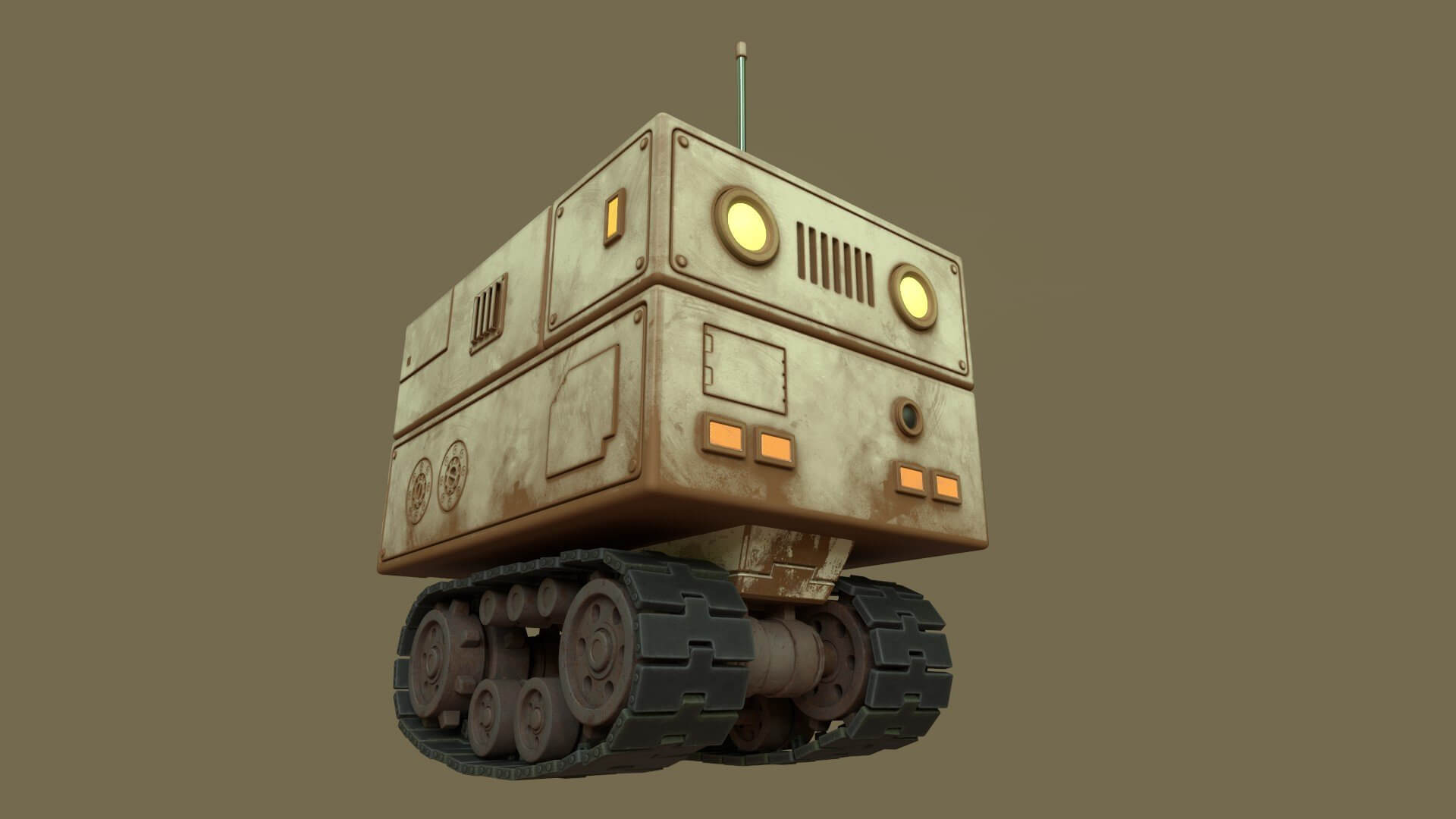 Small Robot - 3D Model by Art_Teeves