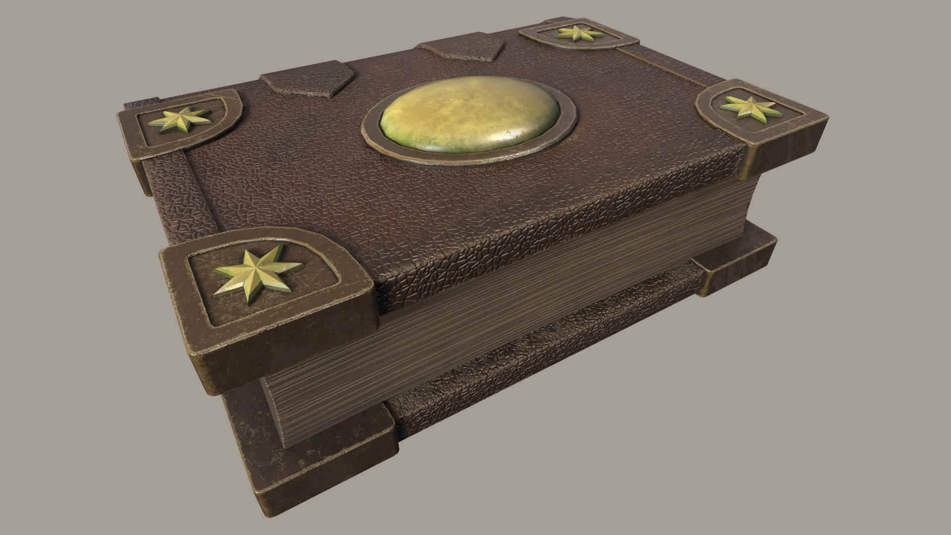 Stylized Book - Desert Star 3D Model by Art_Teeves