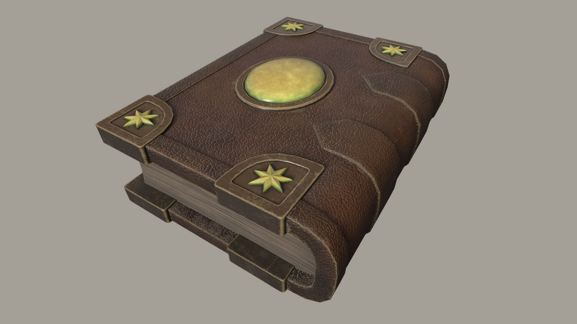 Stylized Book - Desert Star 3D Model by Art_Teeves