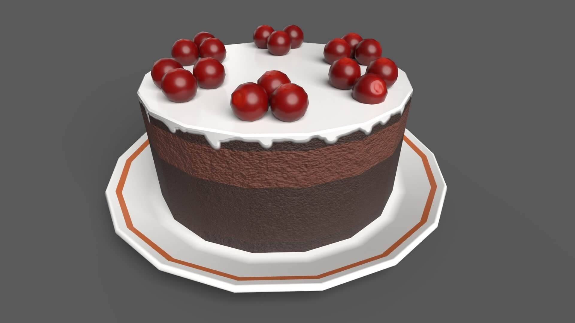 Stylized Cartoony Cake-o-Matic Device 3D Model by Art_Teeves