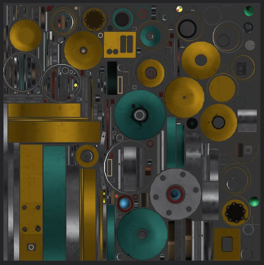 Stylized Cartoony Cake-o-Matic Device 3D Model by Art_Teeves