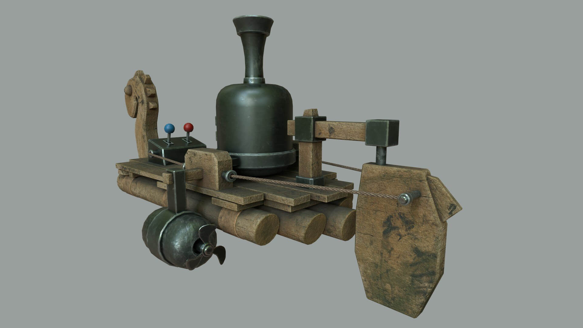 Stylized Fantasy Dragon Raft - 3D Model by Art_Teeves