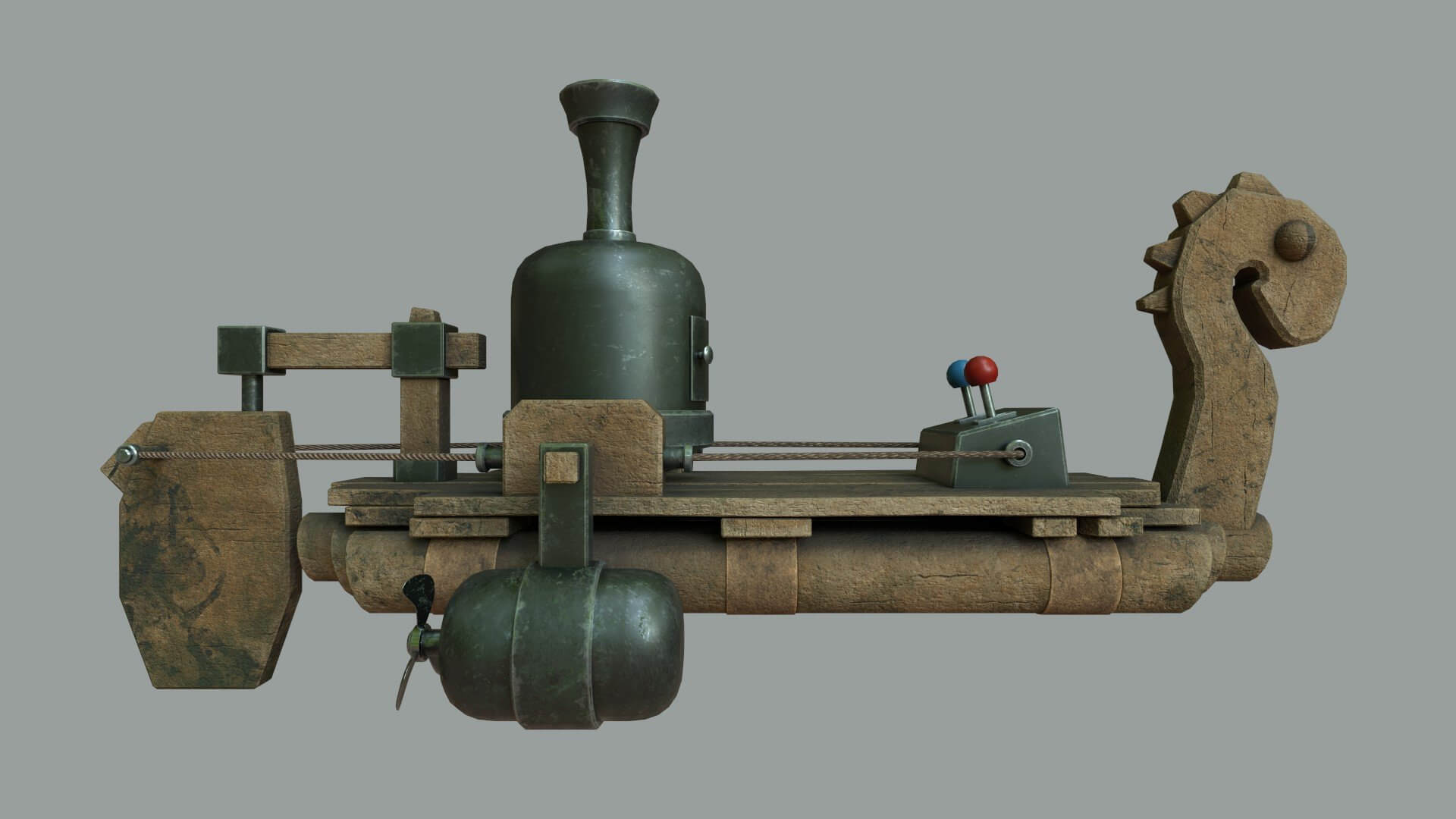 Stylized Fantasy Dragon Raft - 3D Model by Art_Teeves