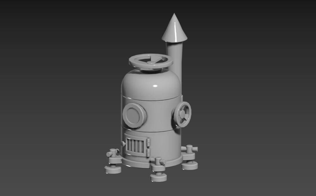 Stylized Fantasy Tabletop Device - 3D Model by Art_Teeves