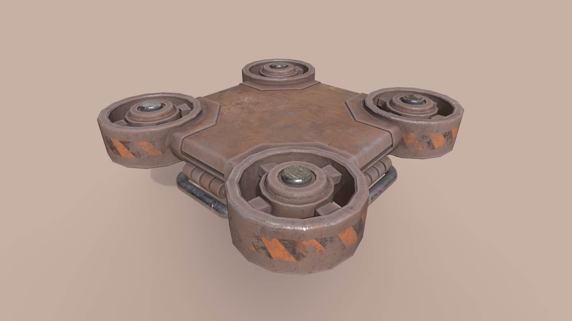 Stylized Flying Jump Pad - 3D Model by Art_Teeves