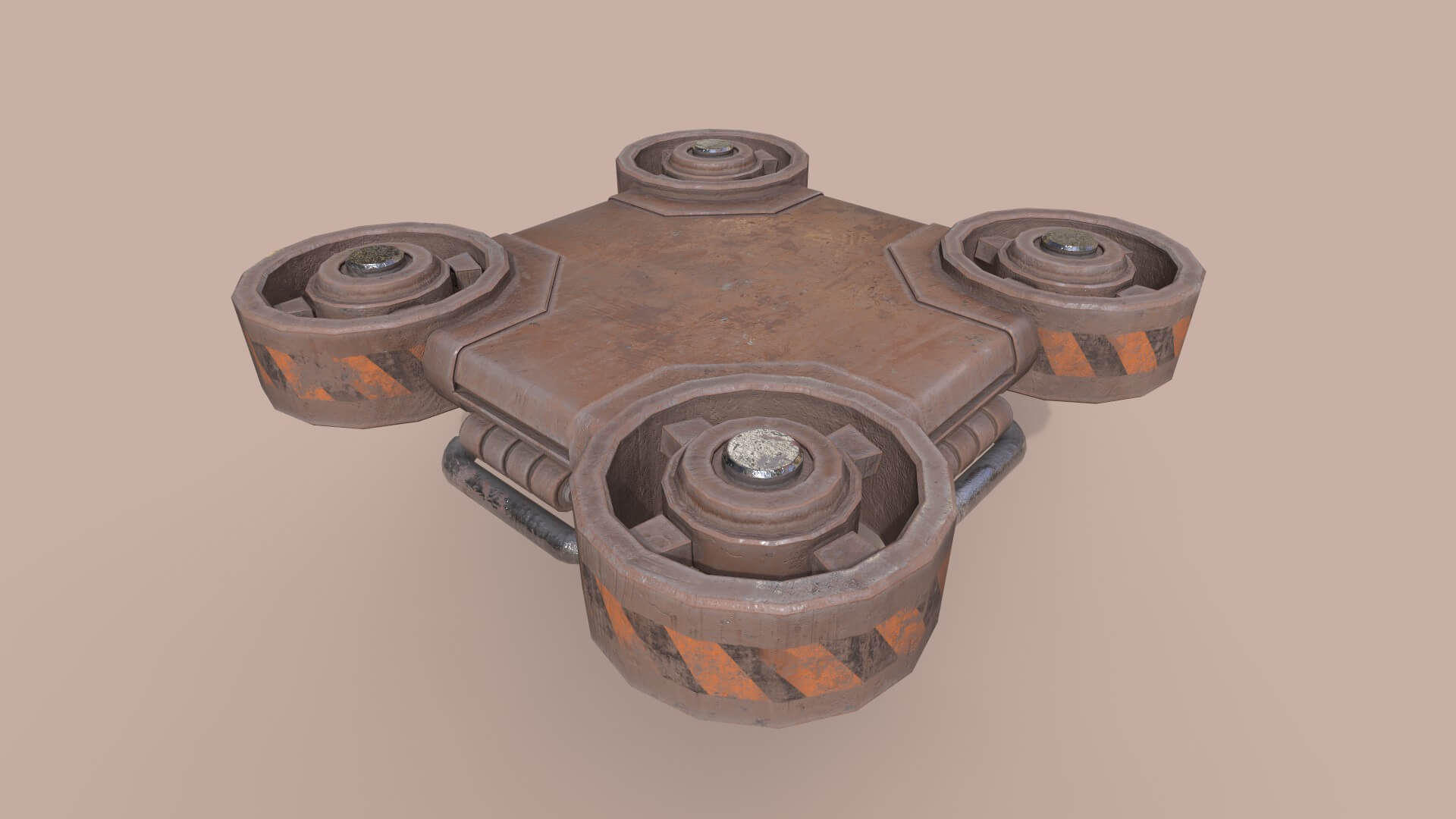 Stylized Flying Jump Pad - 3D Model by Art_Teeves