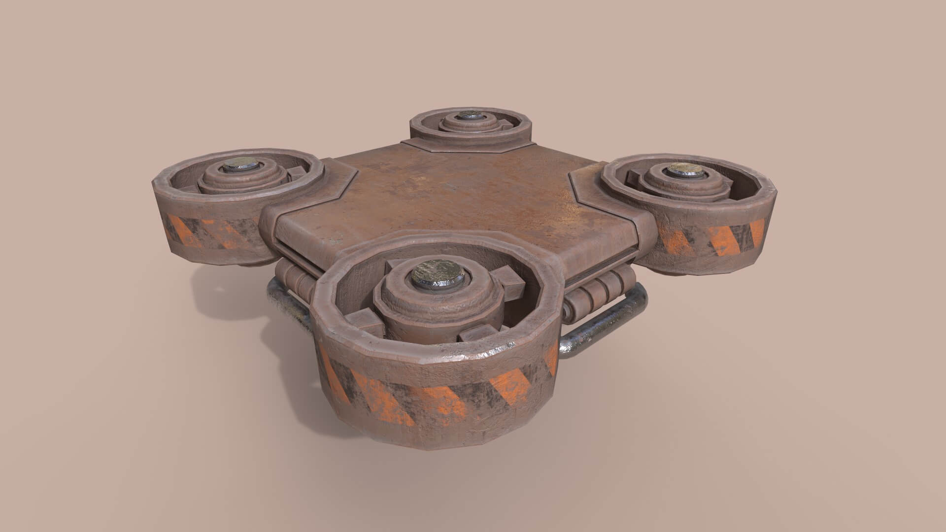 Stylized Flying Jump Pad - 3D Model by Art_Teeves