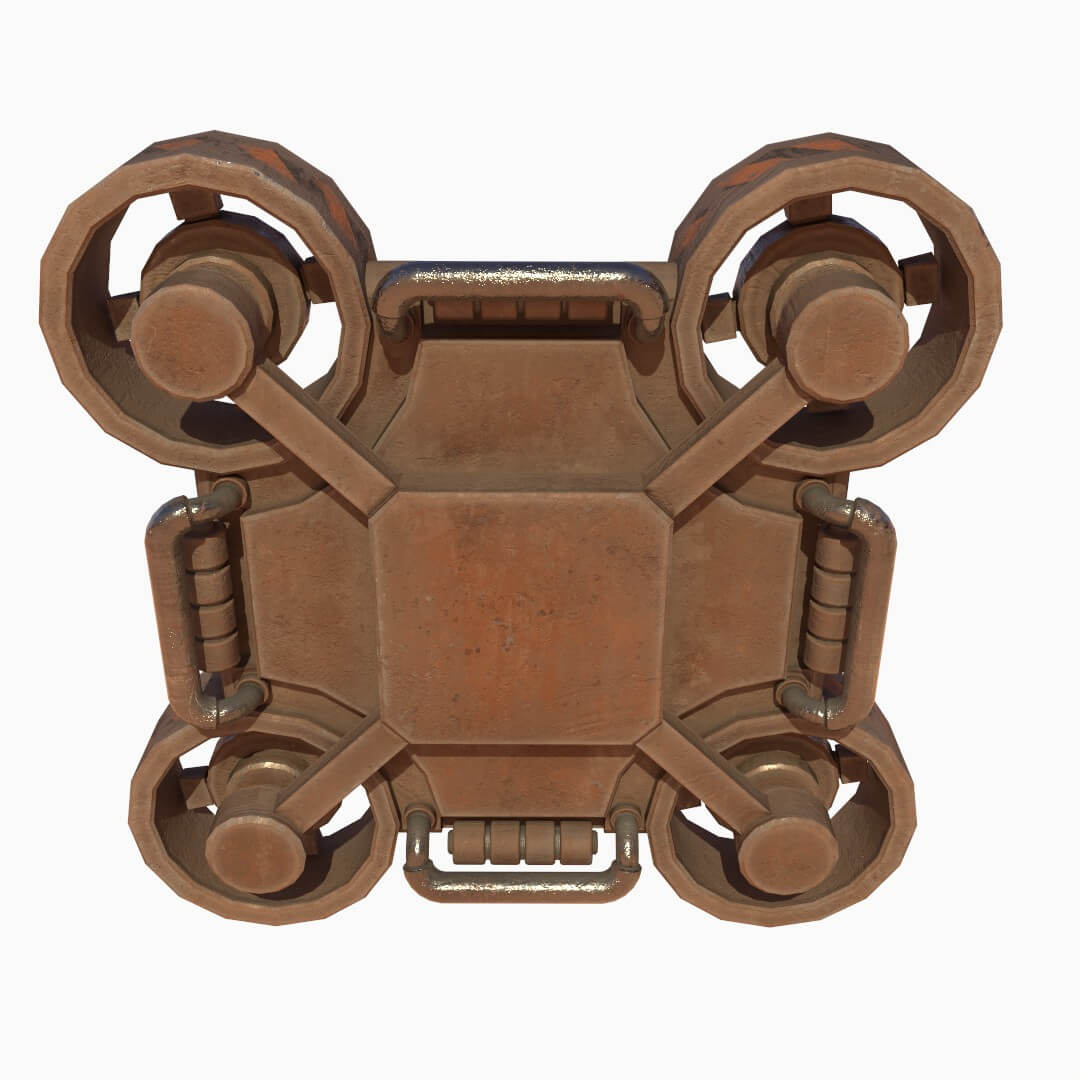 Stylized Flying Jump Pad - 3D Model by Art_Teeves