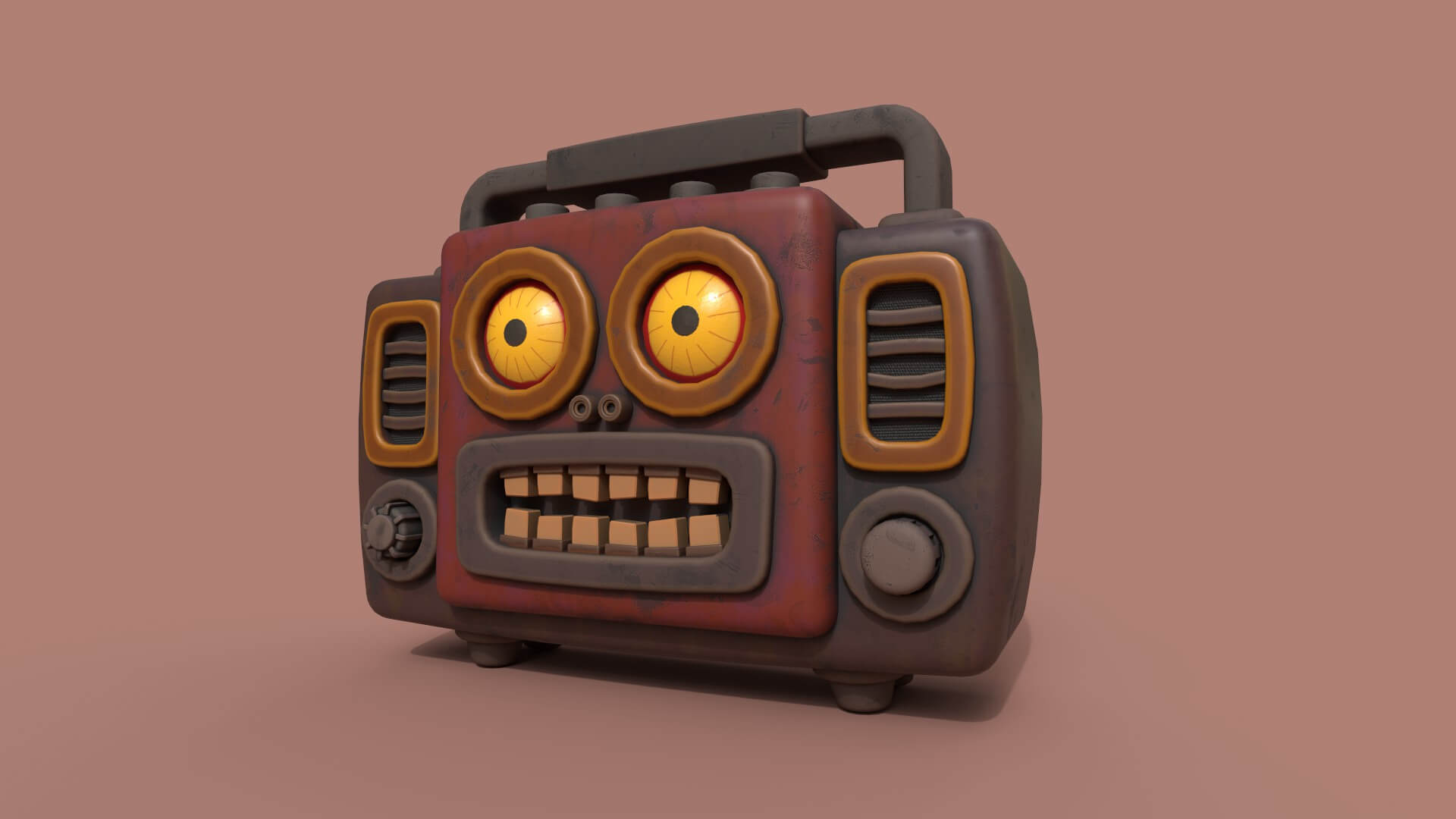 Stylized Imp Boombox - 3D Model by Art_Teeves
