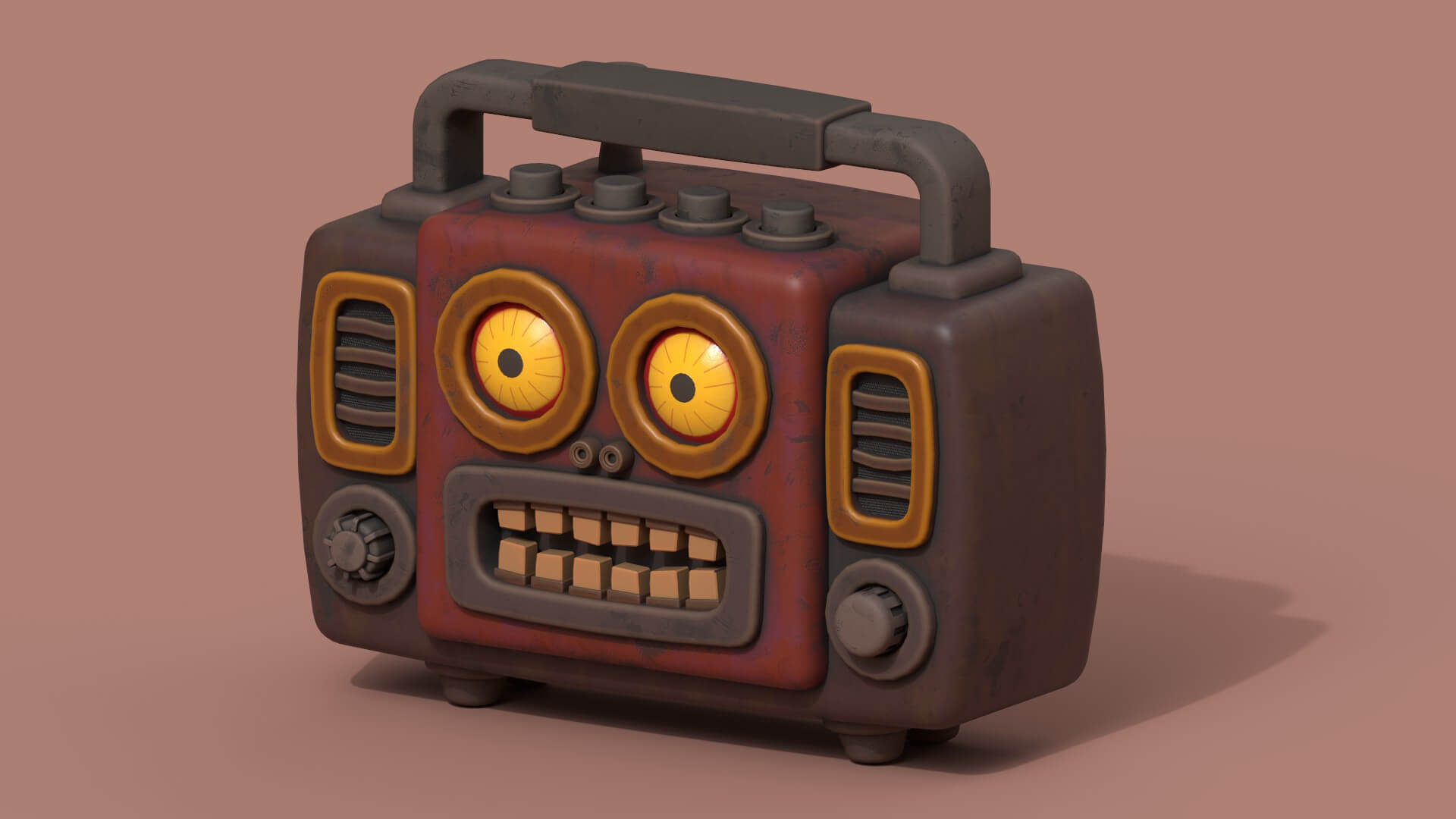 Stylized Imp Boombox - 3D Model by Art_Teeves