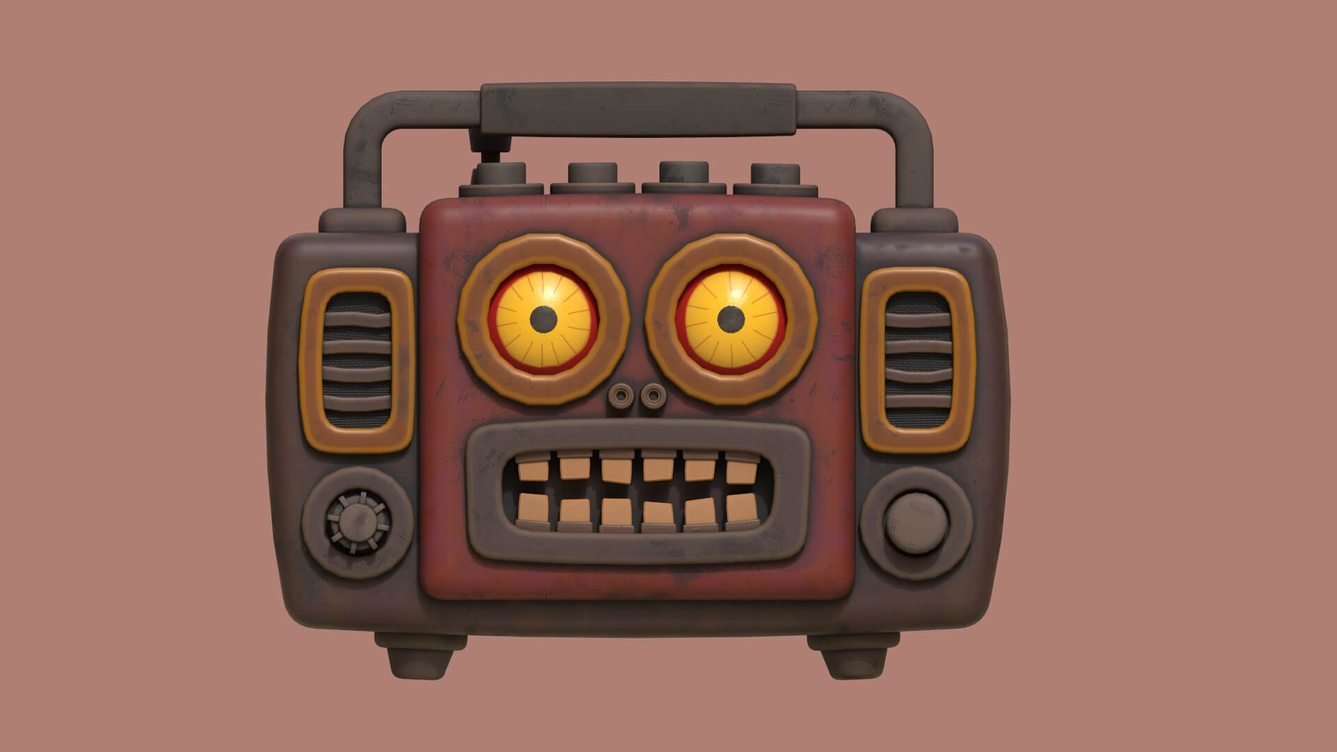 Stylized Imp Boombox - 3D Model by Art_Teeves