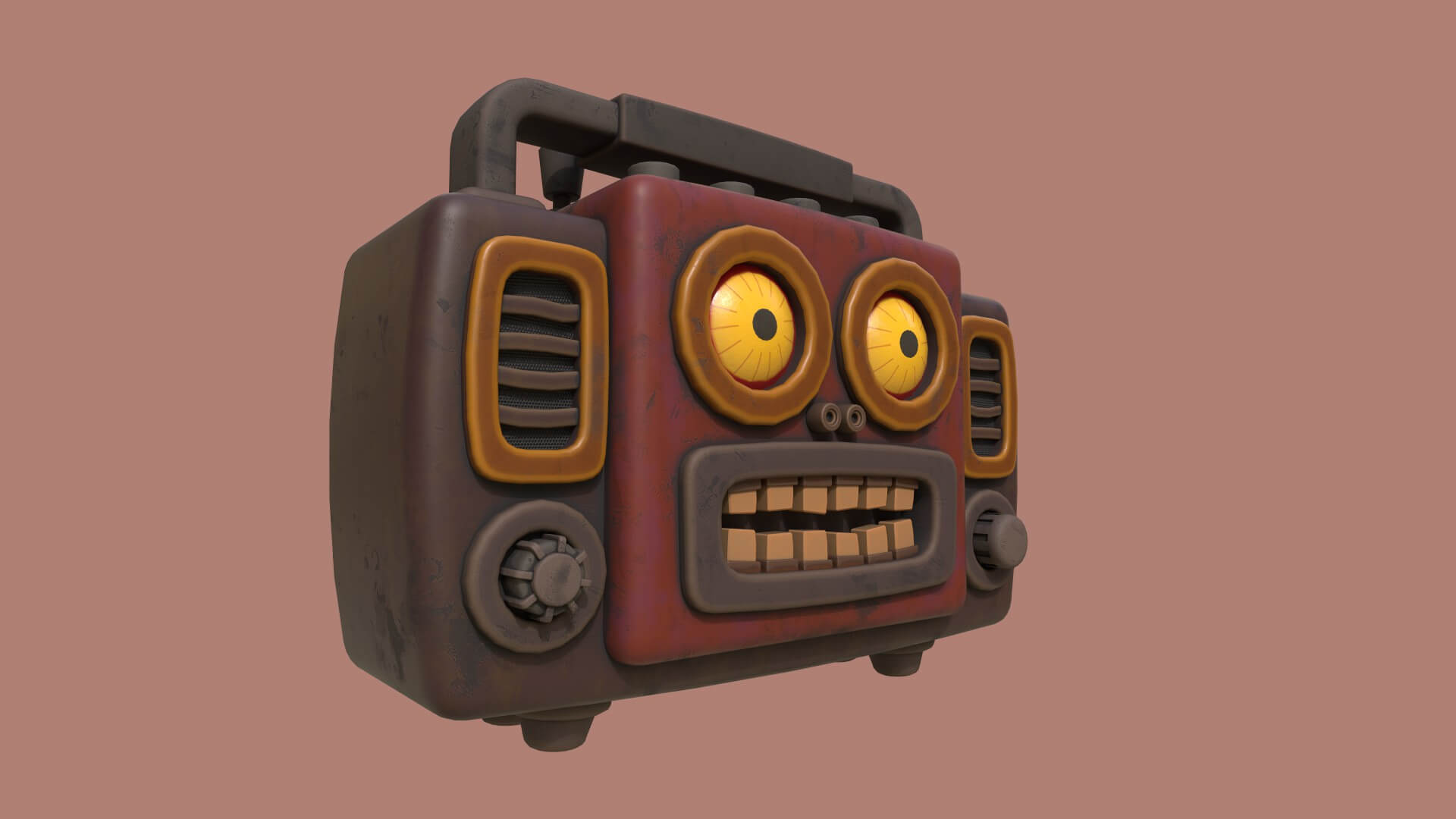 Stylized Imp Boombox - 3D Model by Art_Teeves