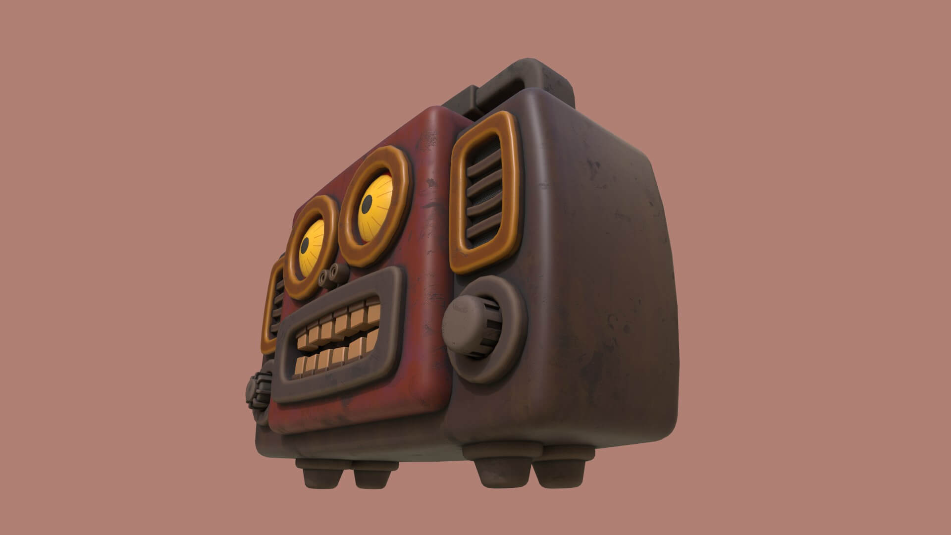 Stylized Imp Boombox - 3D Model by Art_Teeves