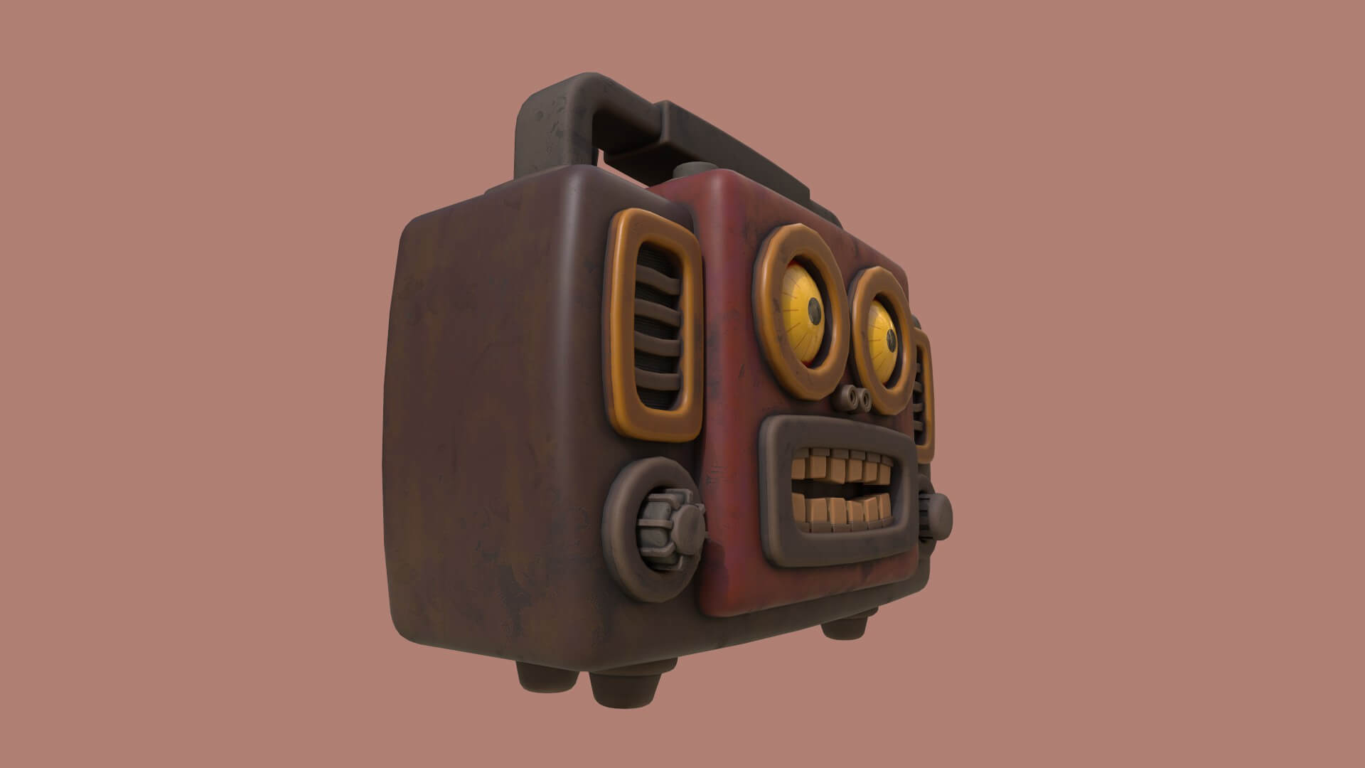 Stylized Imp Boombox - 3D Model by Art_Teeves