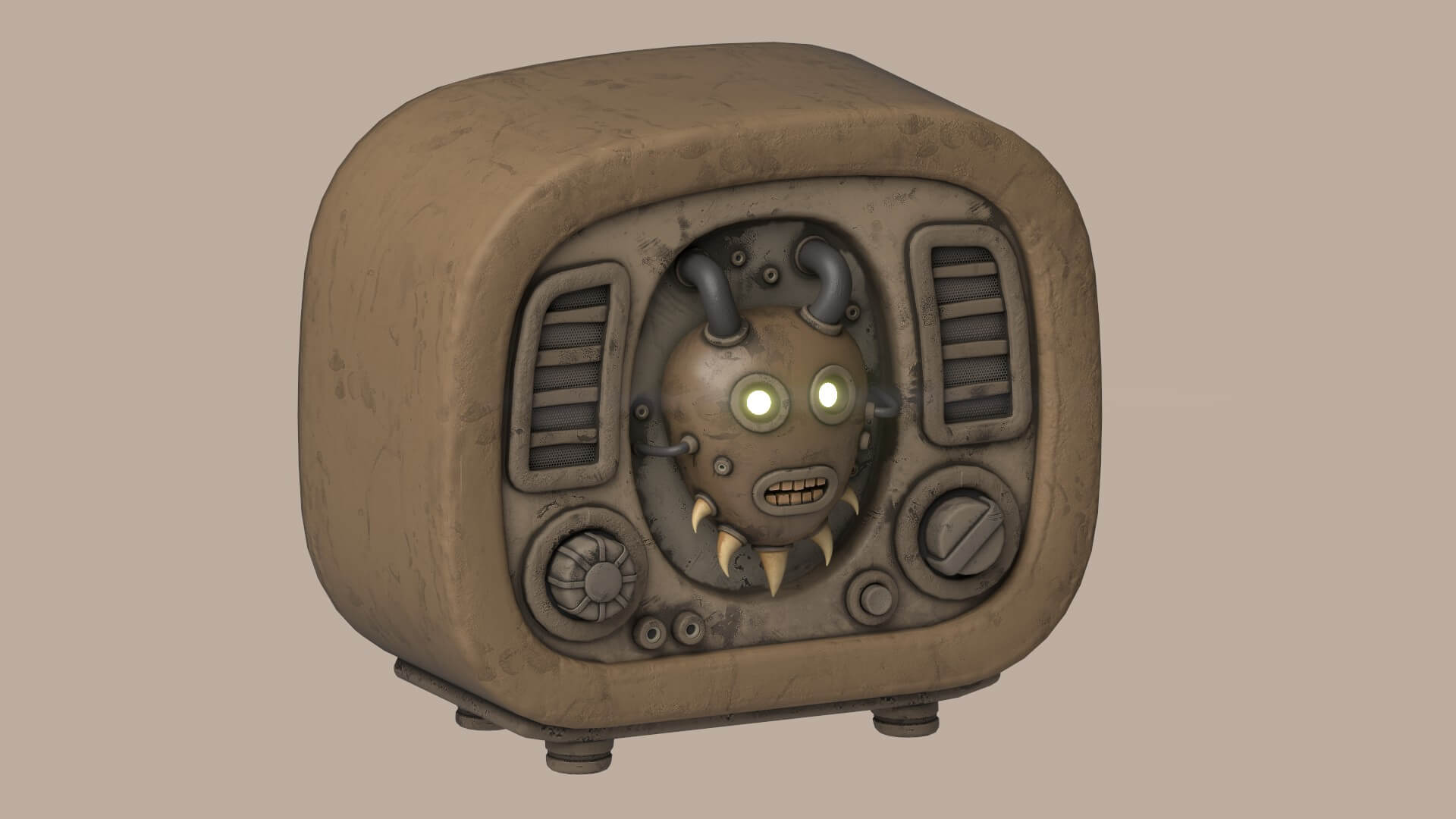 Stylized Imp Radio - 3D Model by Art_Teeves