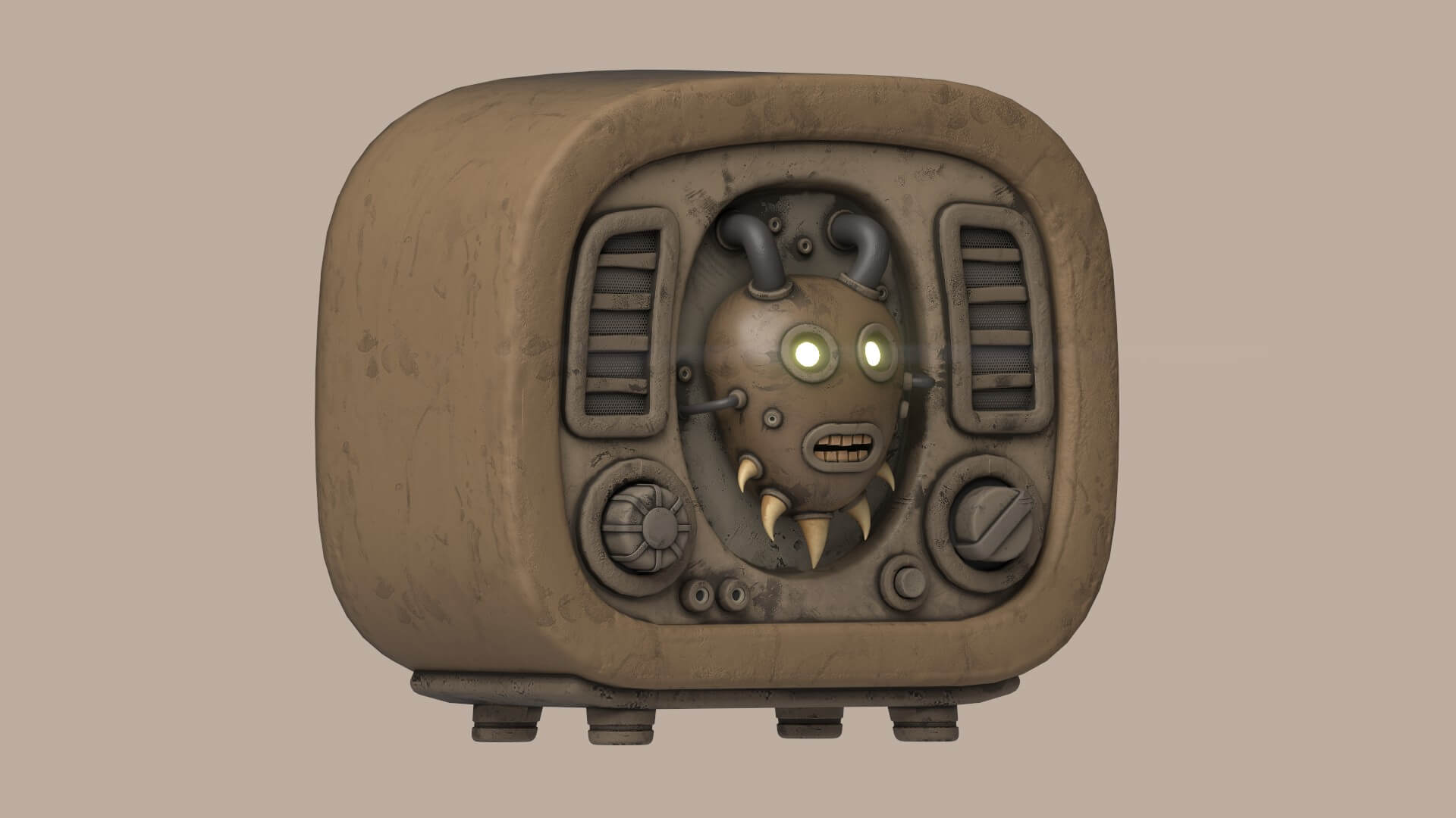 Stylized Imp Radio - 3D Model by Art_Teeves