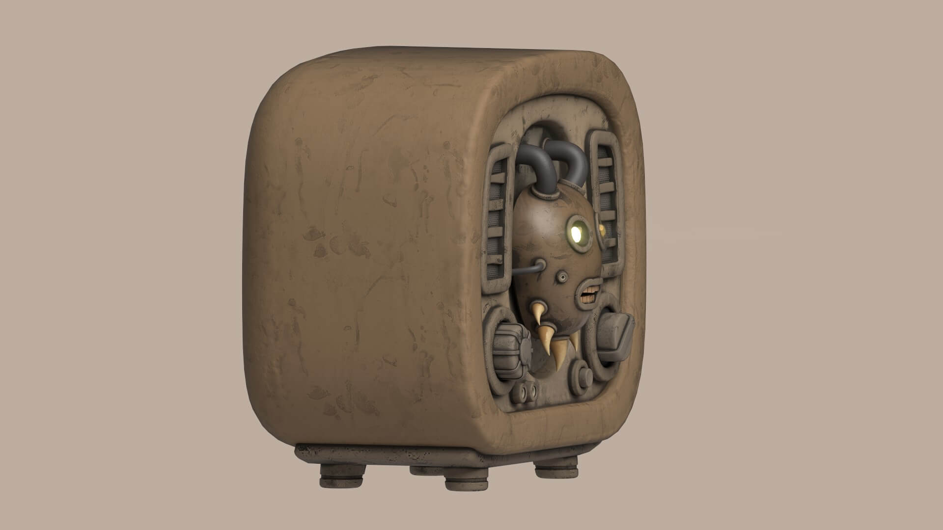 Stylized Imp Radio - 3D Model by Art_Teeves
