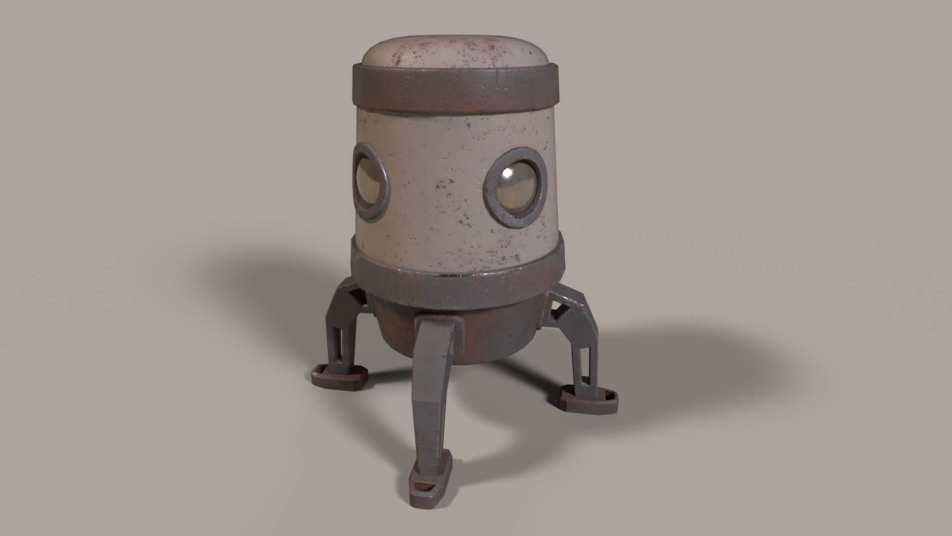 Stylized Landing Module - 3D Model by Art_Teeves