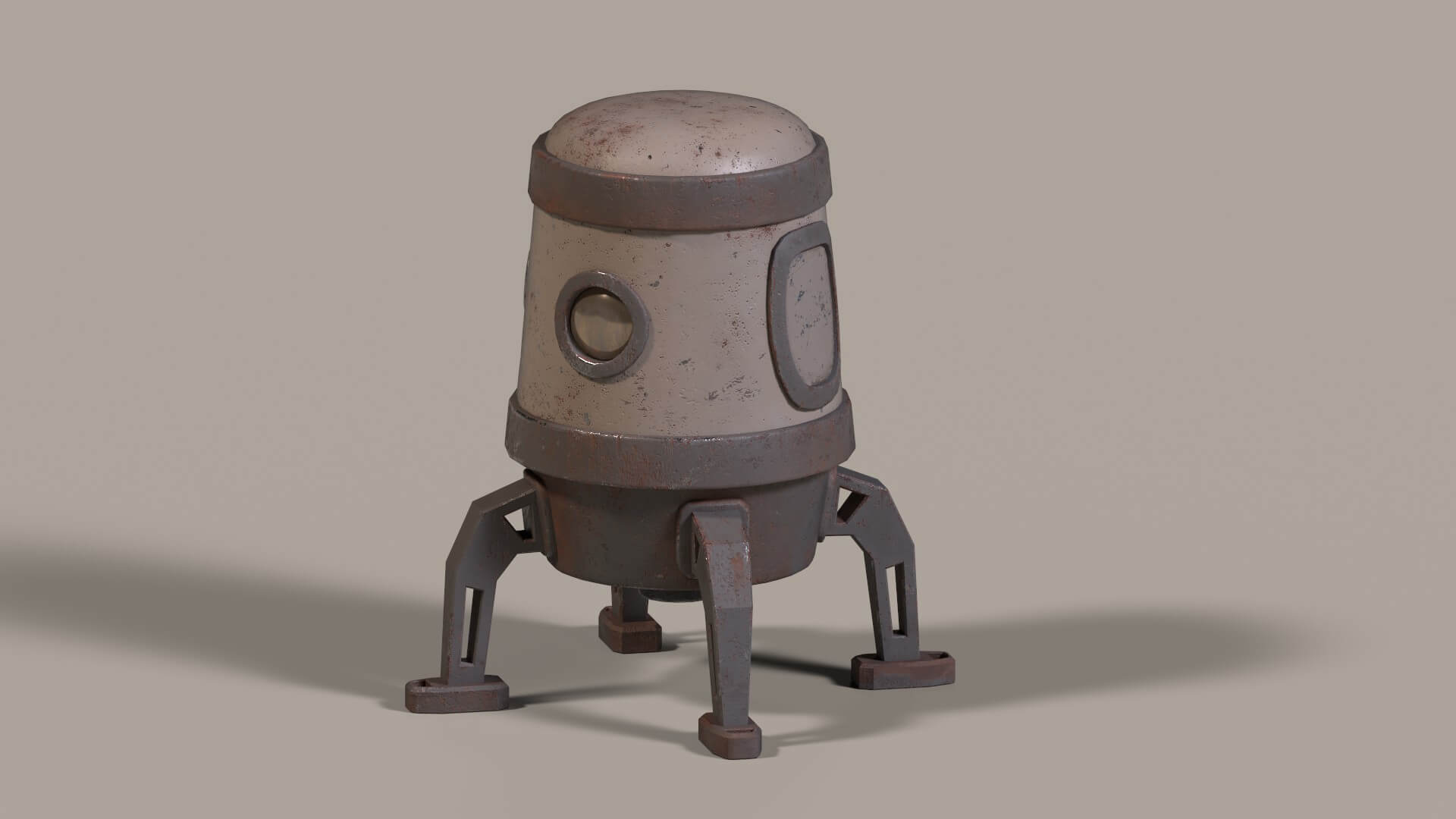 Stylized Landing Module - 3D Model by Art_Teeves