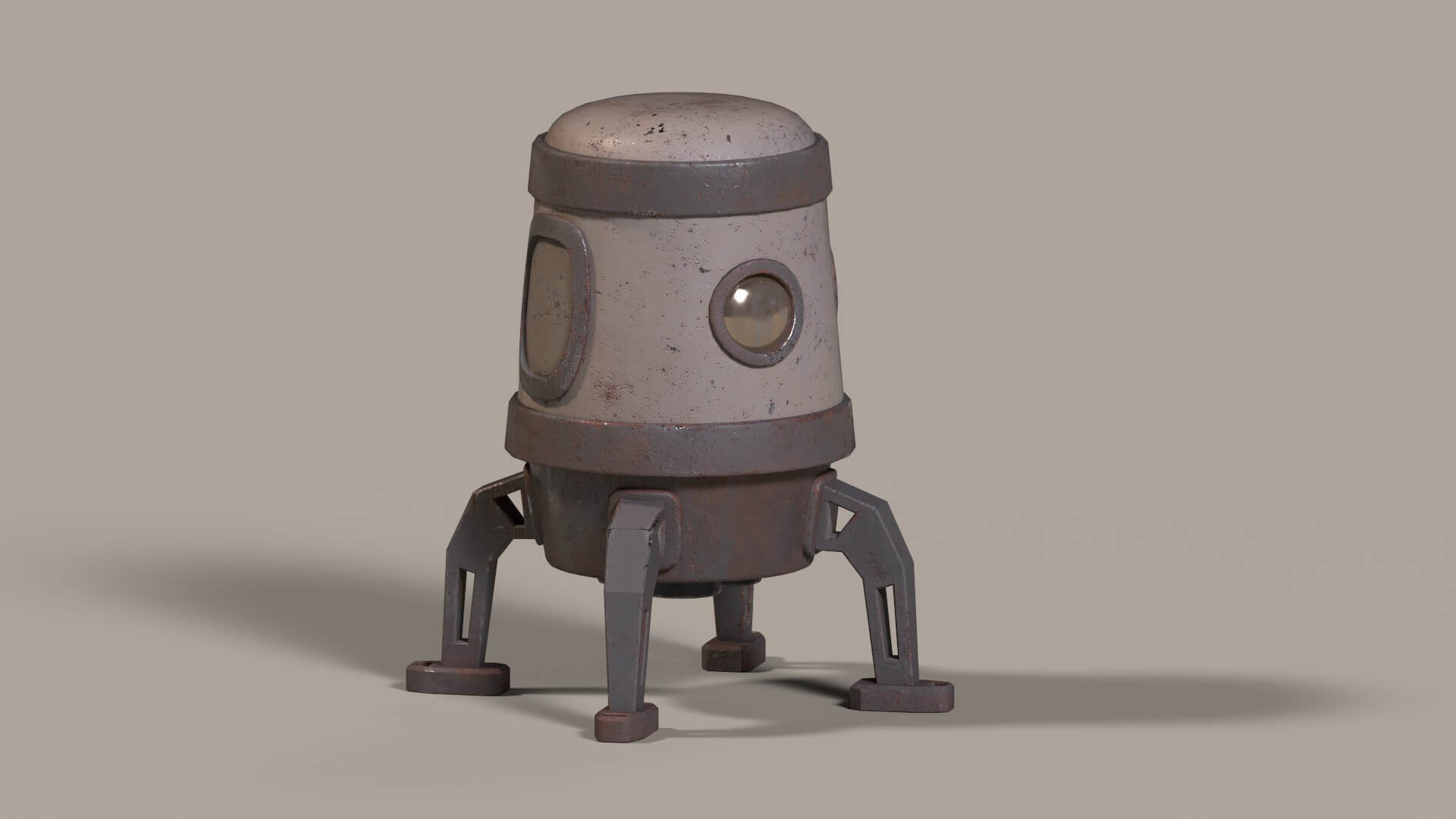 Stylized Landing Module - 3D Model by Art_Teeves