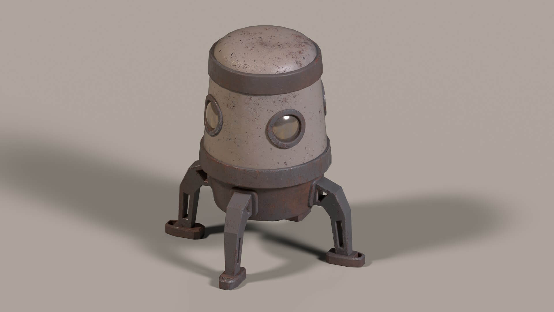 Stylized Landing Module - 3D Model by Art_Teeves