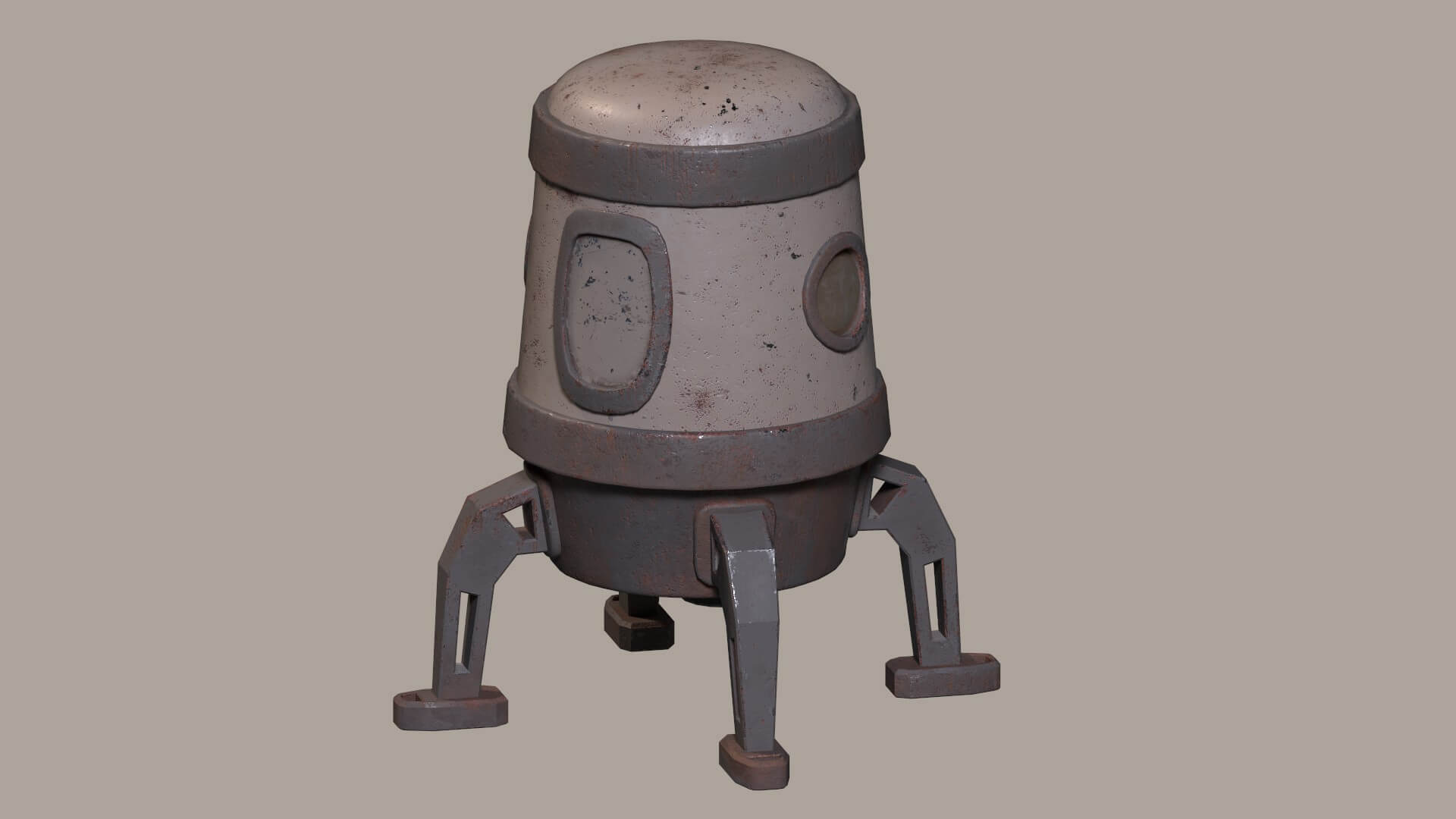 Stylized Landing Module - 3D Model by Art_Teeves