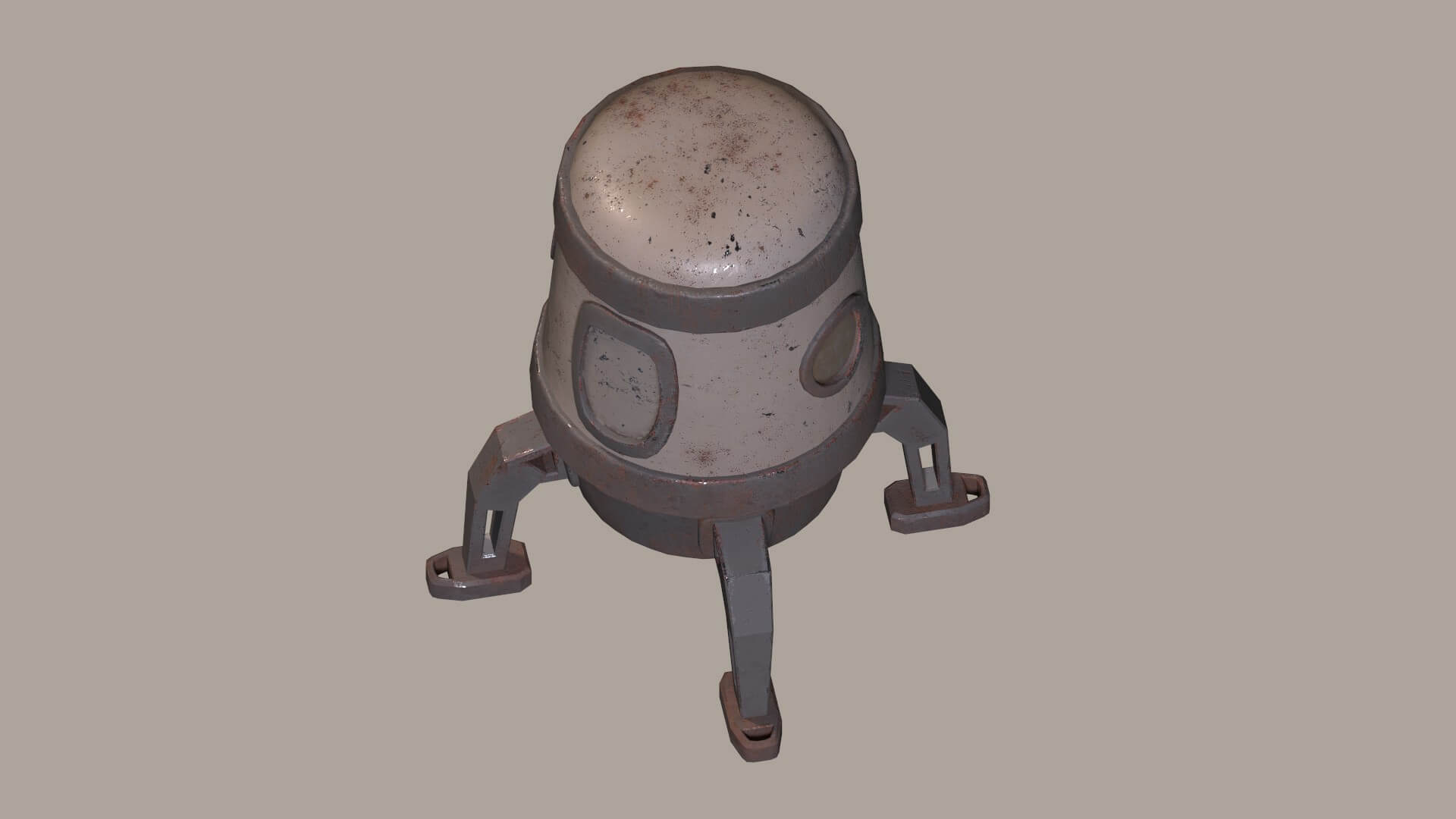 Stylized Landing Module - 3D Model by Art_Teeves