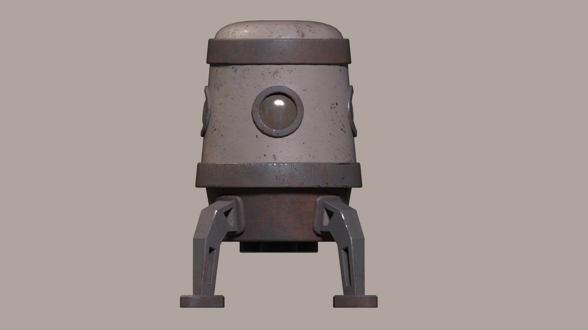 Stylized Landing Module - 3D Model by Art_Teeves