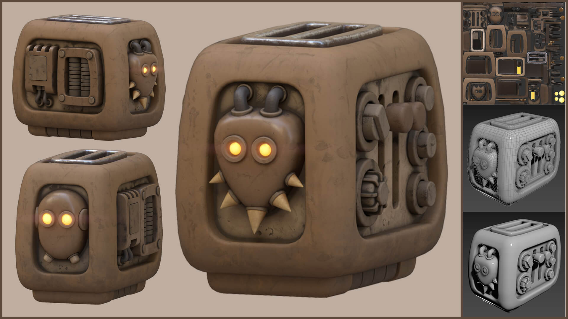 Stylized Limbo Toaster - 3D Model by Art_Teeves