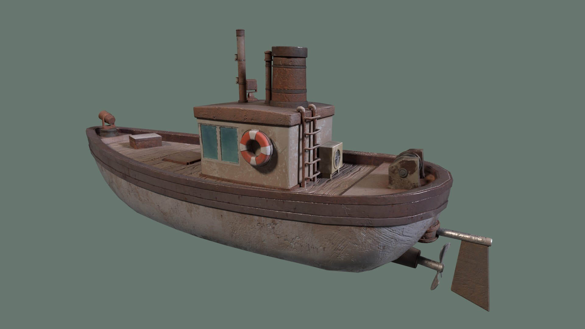 Stylized Boat - 3D Model by Art_Teeves