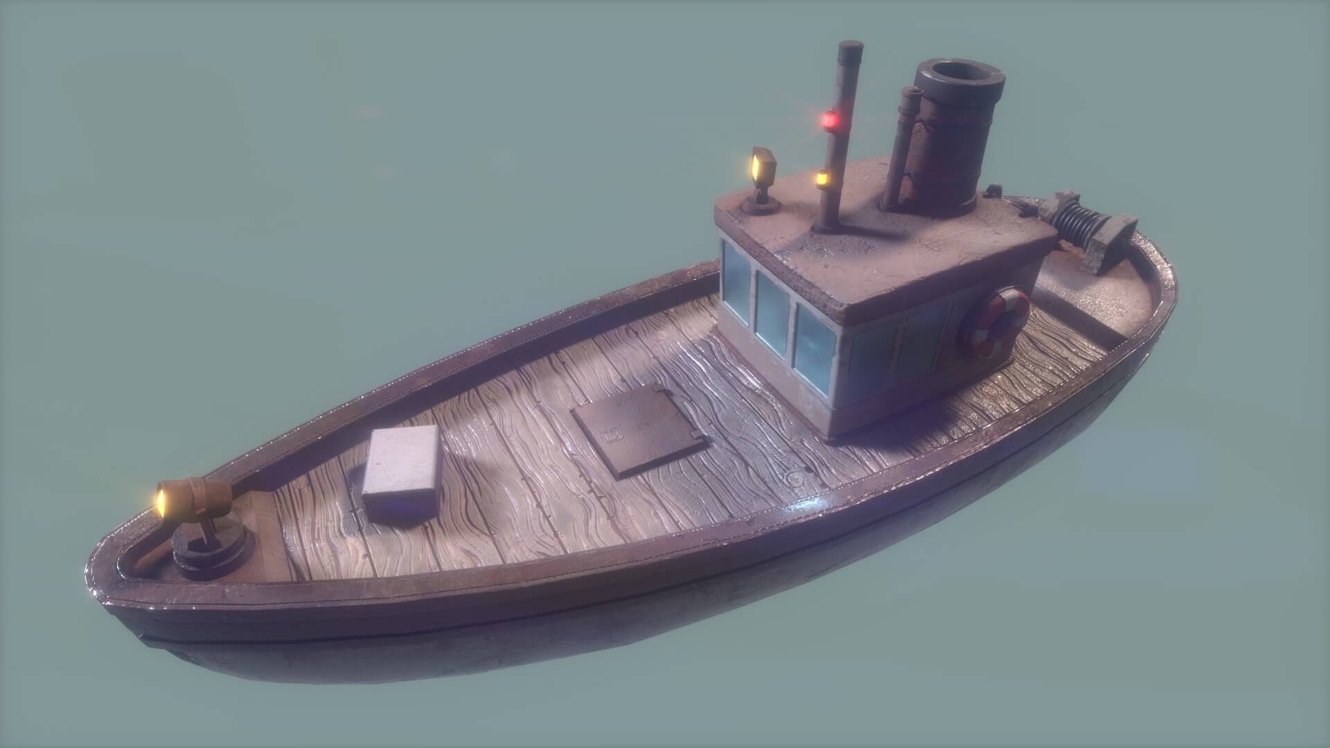 Stylized Boat - 3D Model by Art_Teeves
