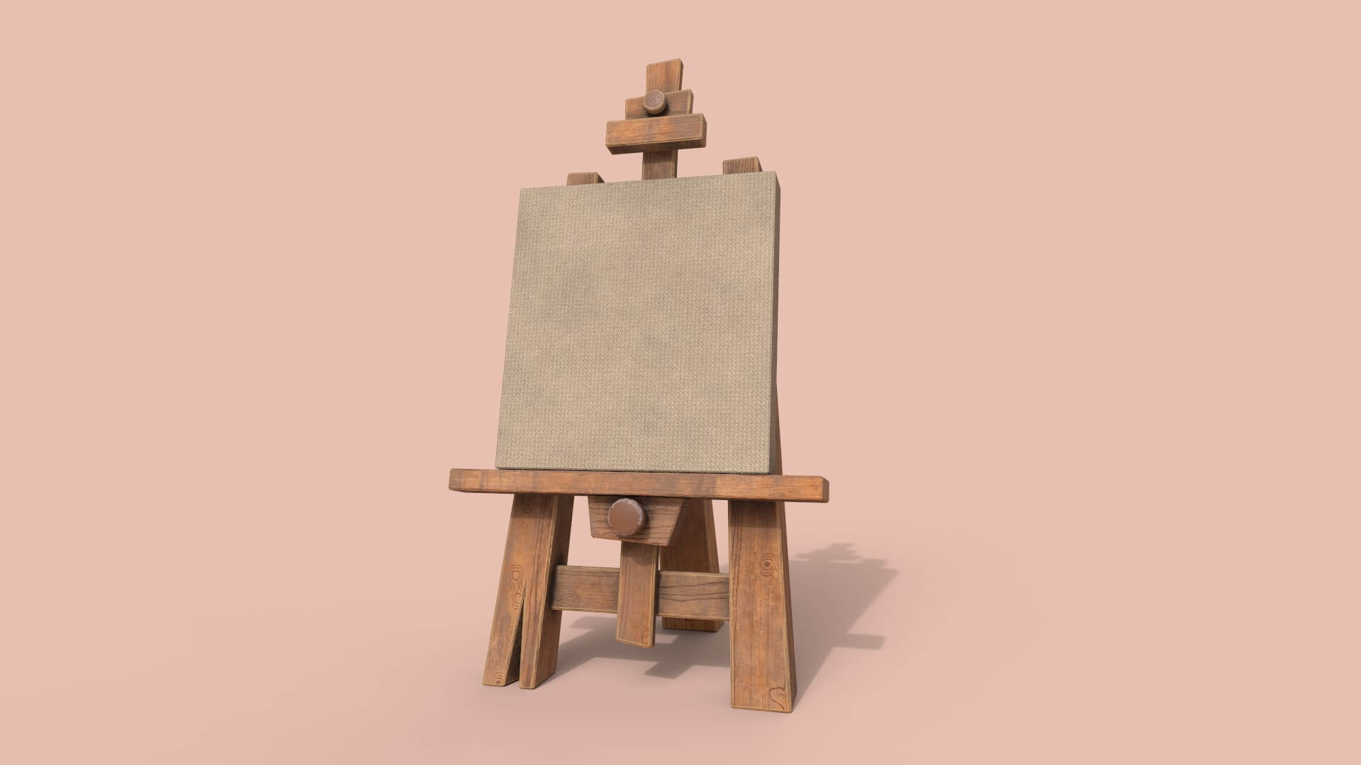 Stylized Easel - 3D Model by Art_Teeves