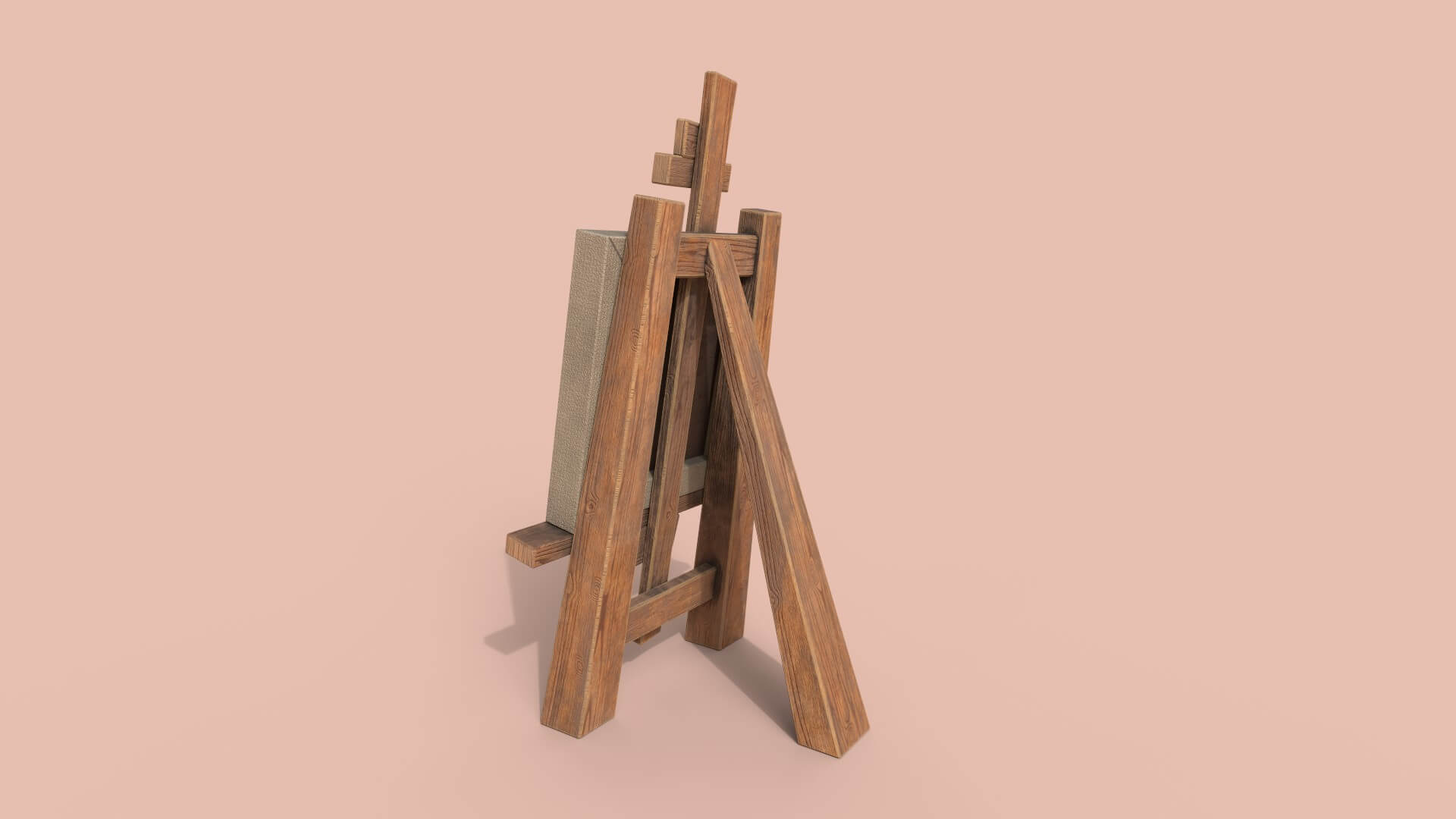 Stylized Easel - 3D Model by Art_Teeves