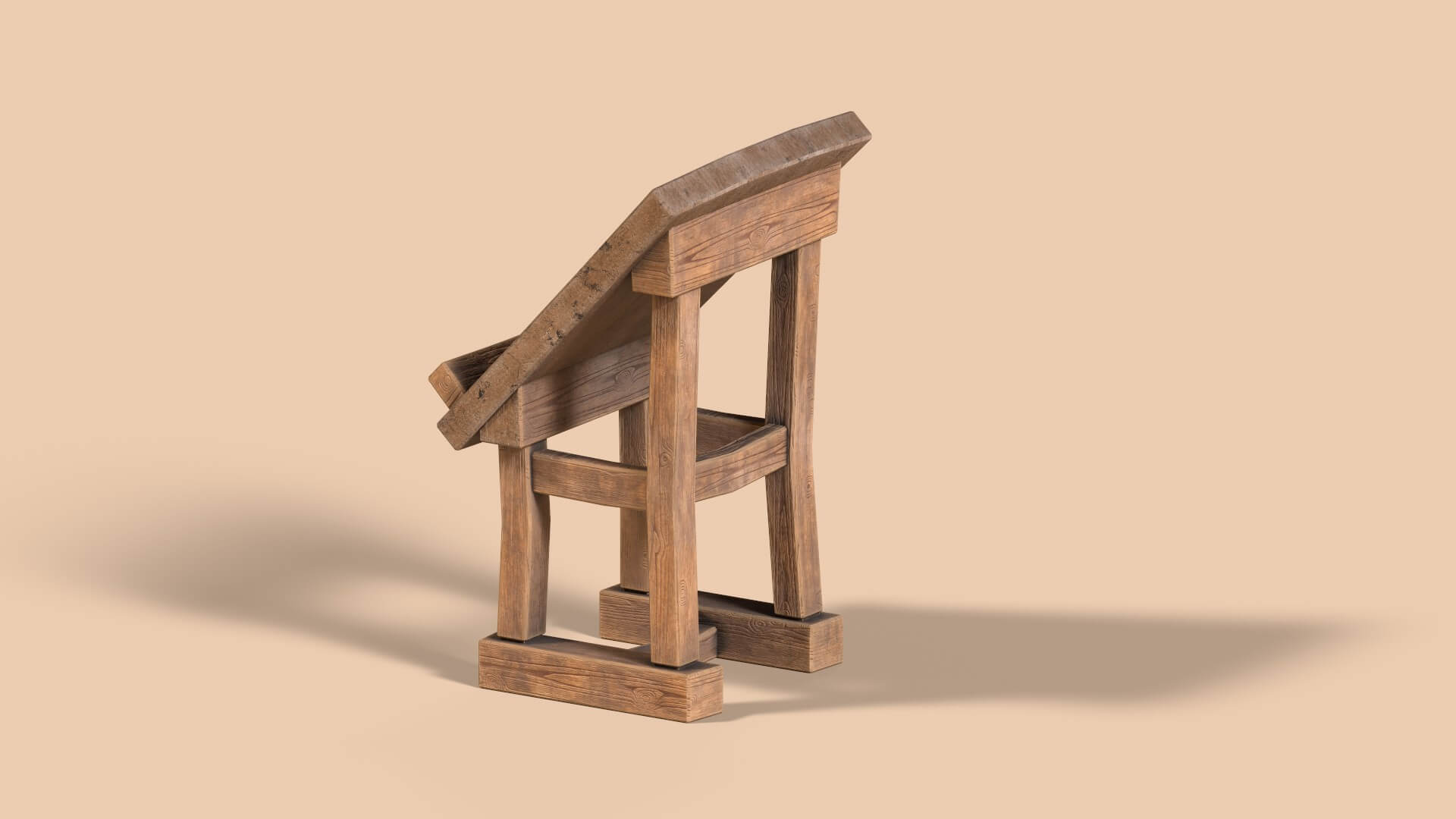 Stylized Easel - 3D Model by Art_Teeves