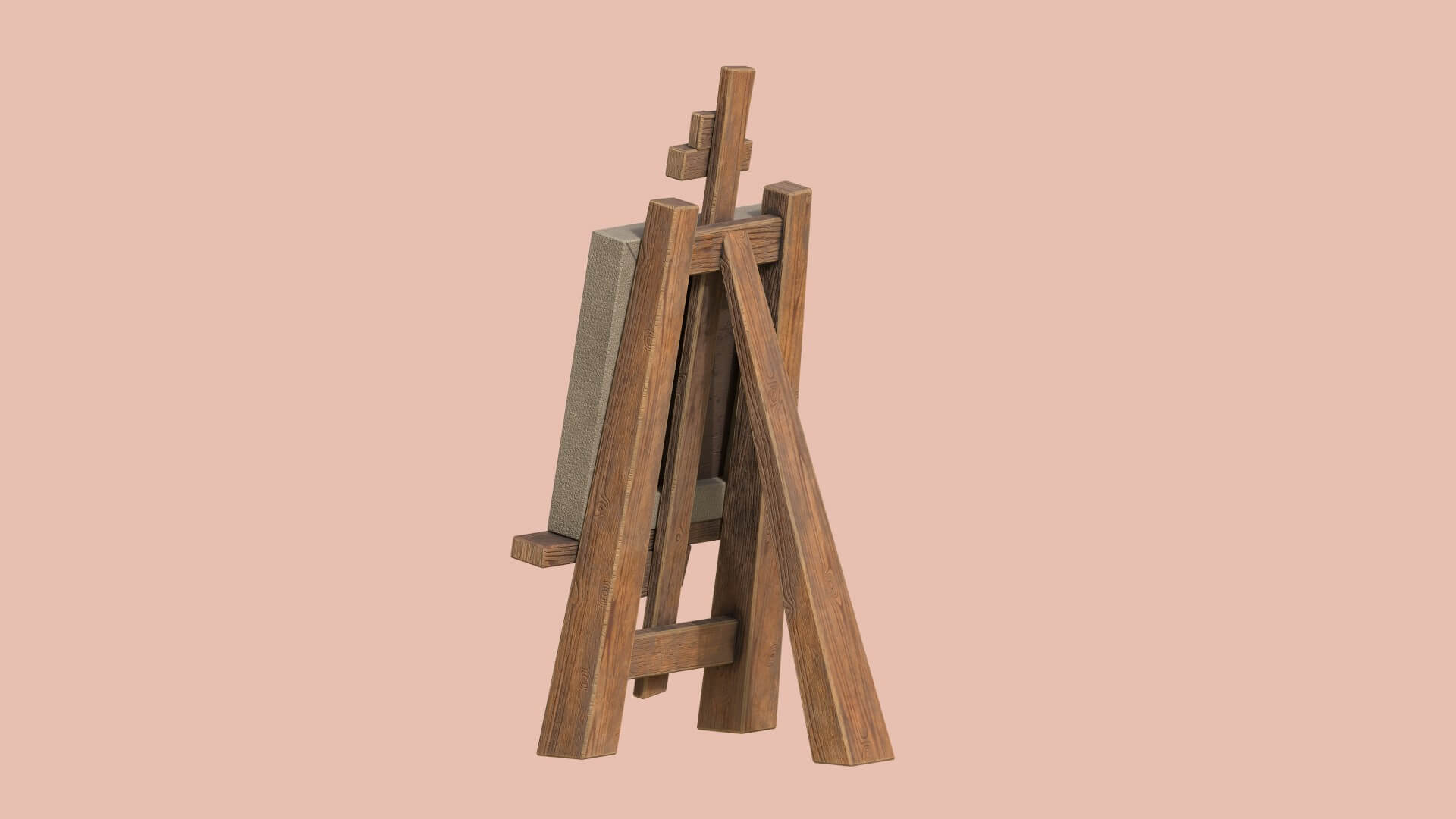 Stylized Easel - 3D Model by Art_Teeves