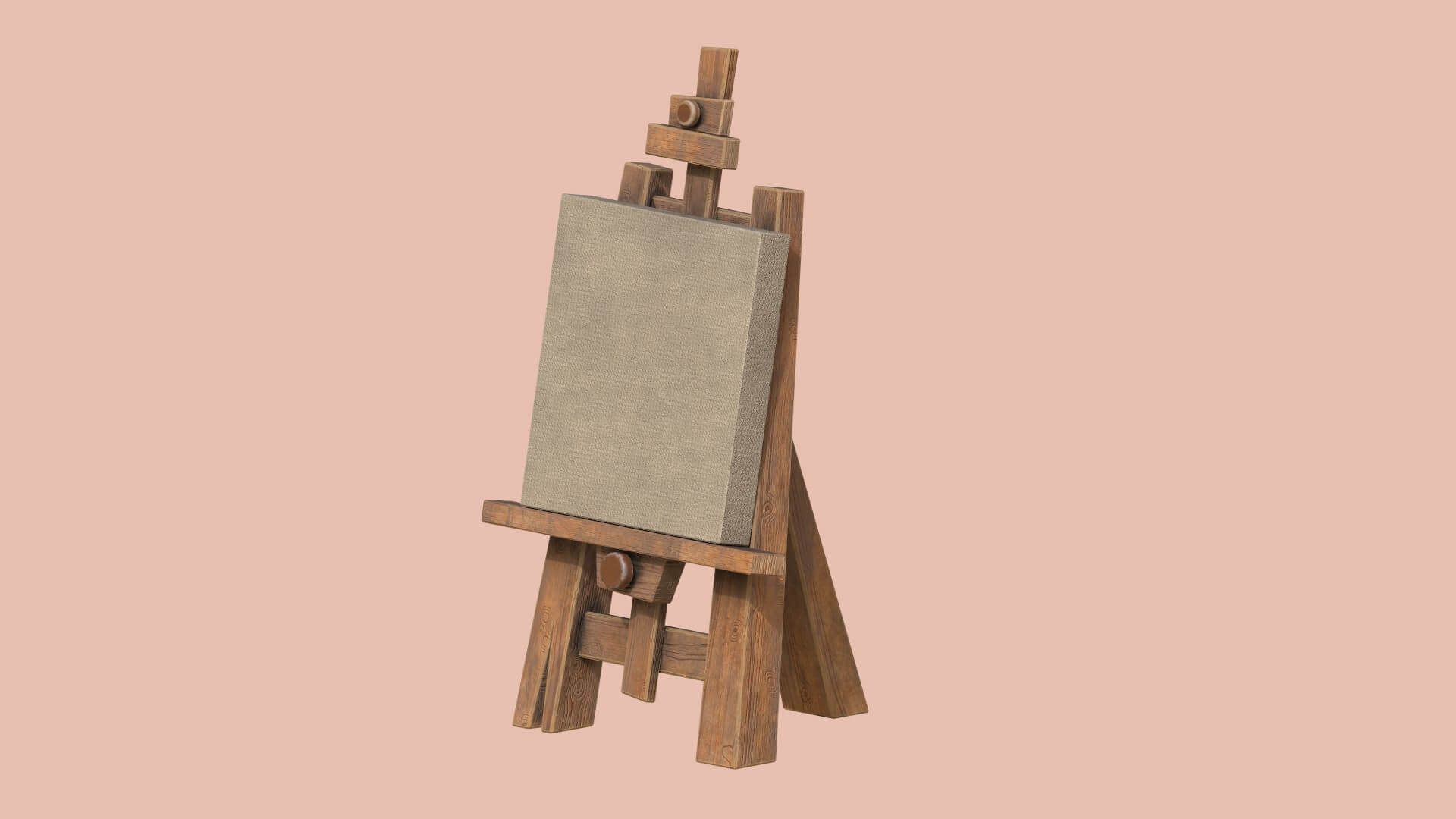 Stylized Easel - 3D Model by Art_Teeves