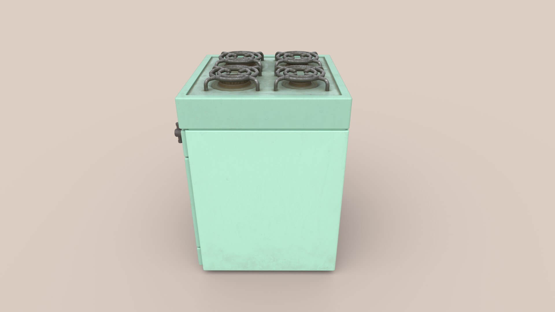 Stylized Retro Oven - 3D Model by Art_Teeves