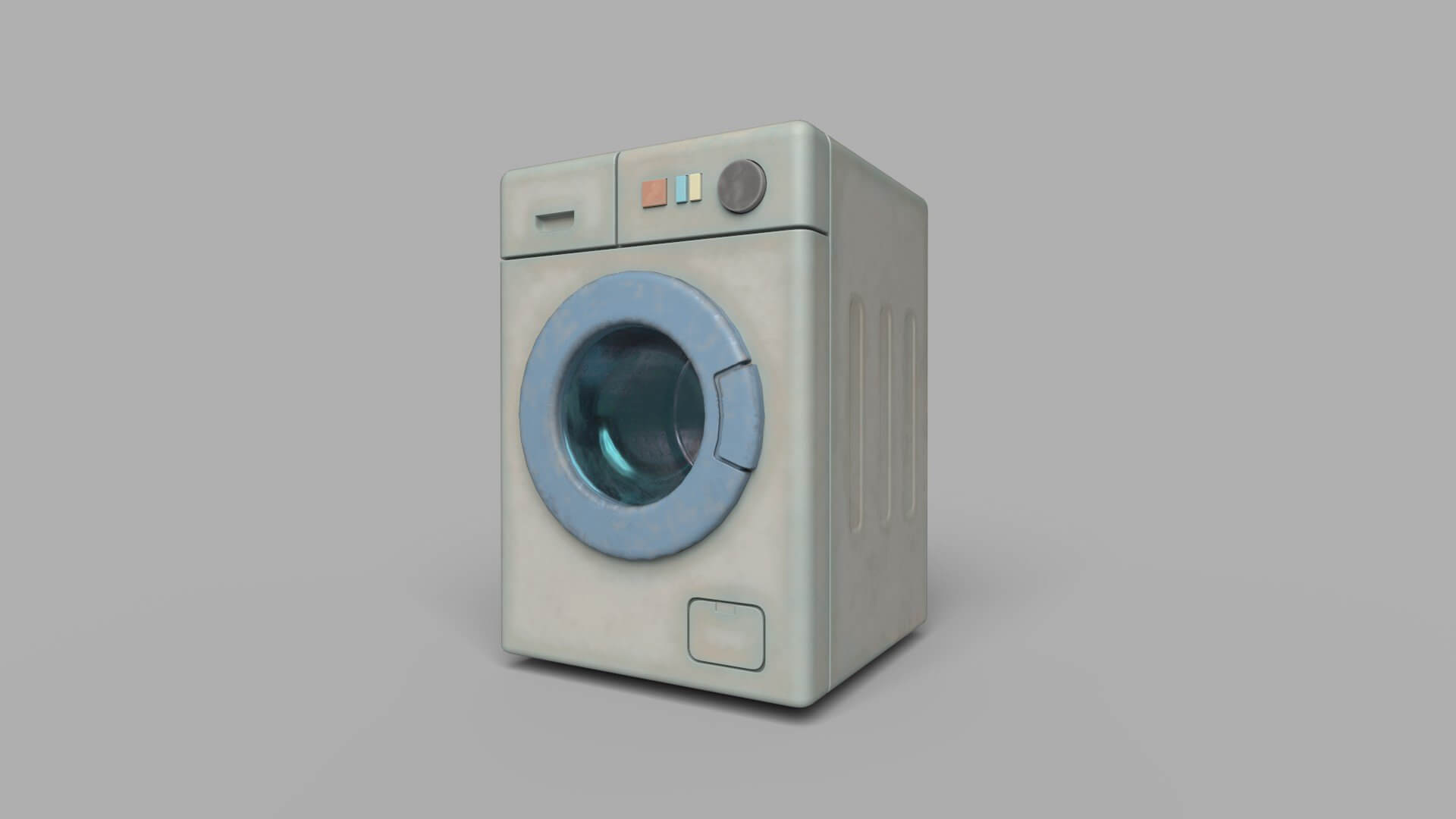 Stylized Washing Machine - 3D Model by Art_Teeves