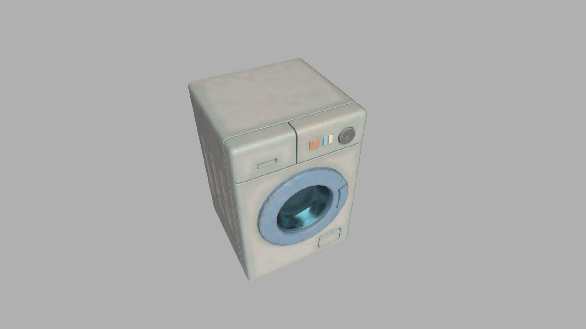 Stylized Washing Machine - 3D Model by Art_Teeves