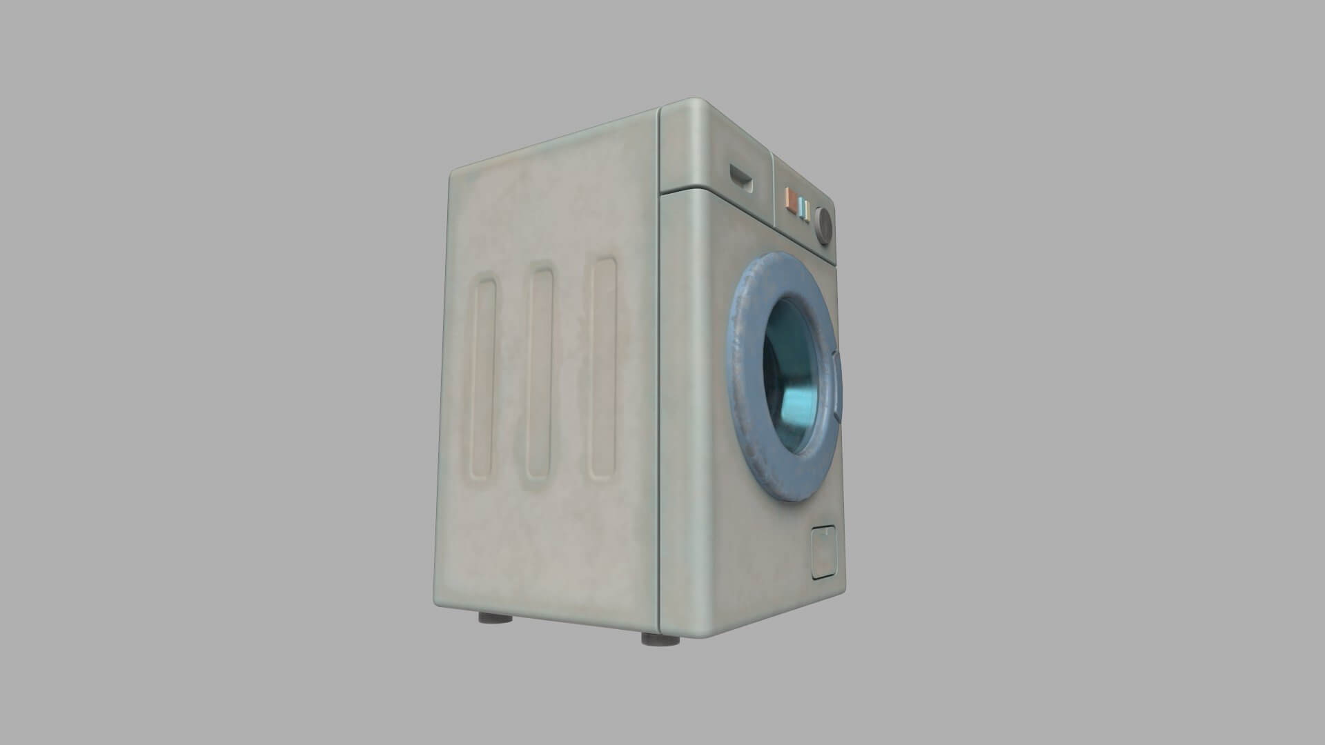Stylized Washing Machine - 3D Model by Art_Teeves