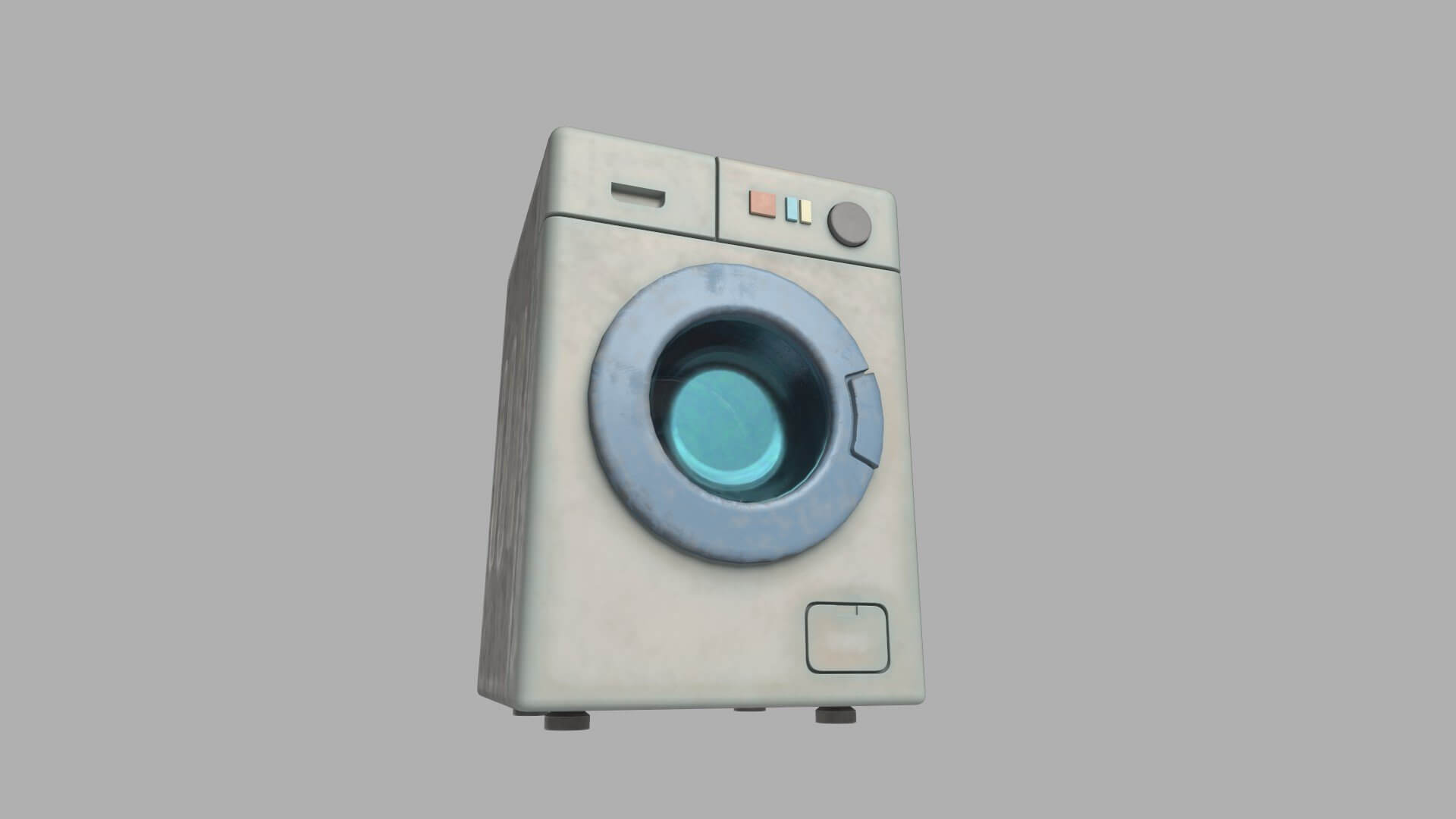 Stylized Washing Machine - 3D Model by Art_Teeves